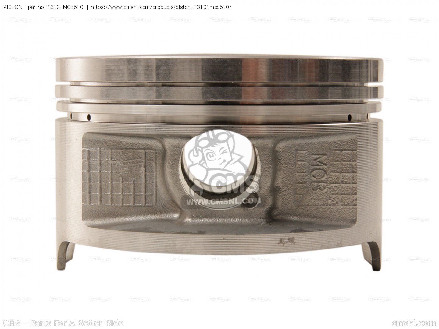 13101MCB610: PISTON Honda - buy the 13101-MCB-610 at CMSNL