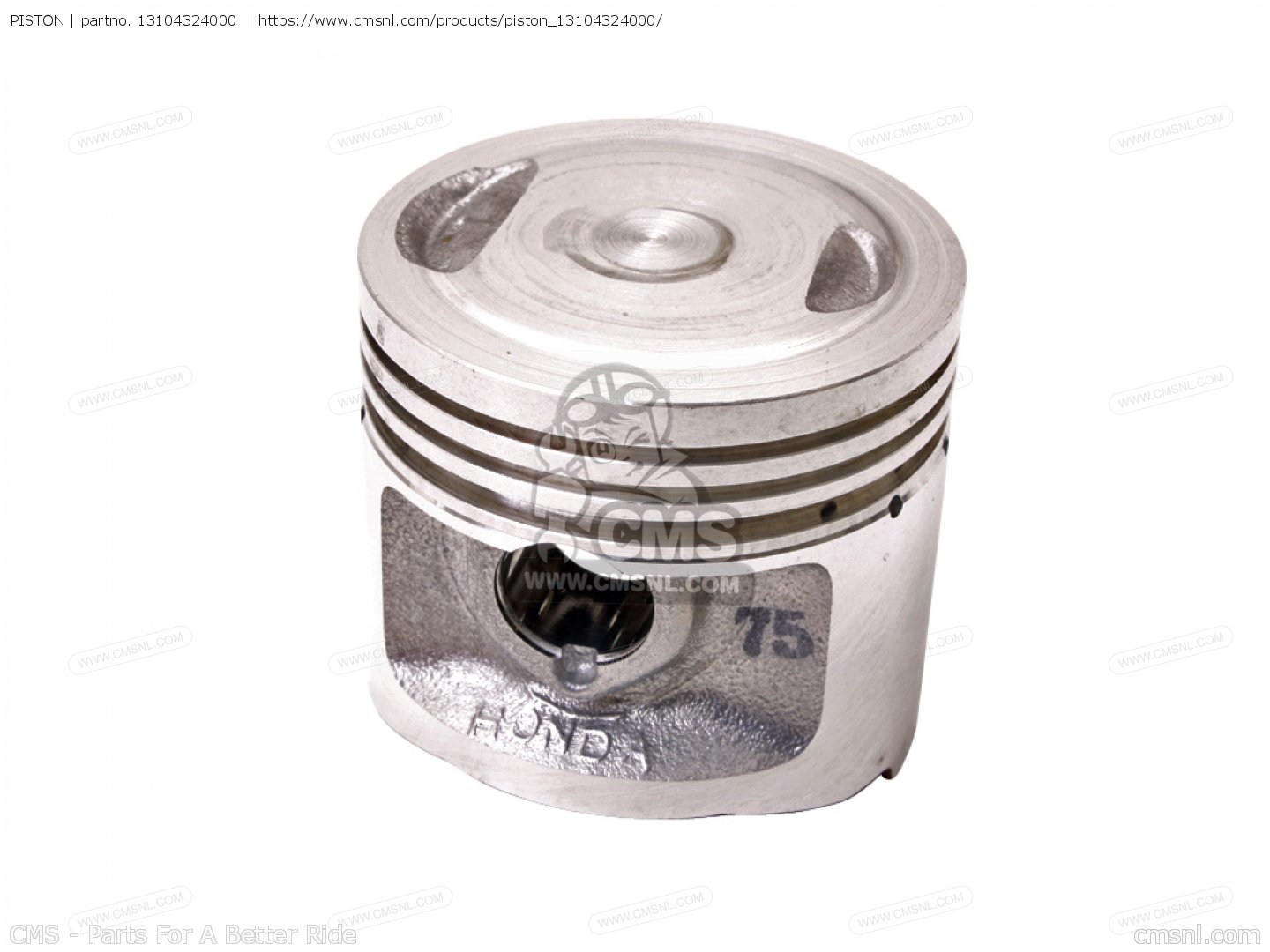 13104324000: PISTON Honda - buy the 13104-324-000 at CMSNL