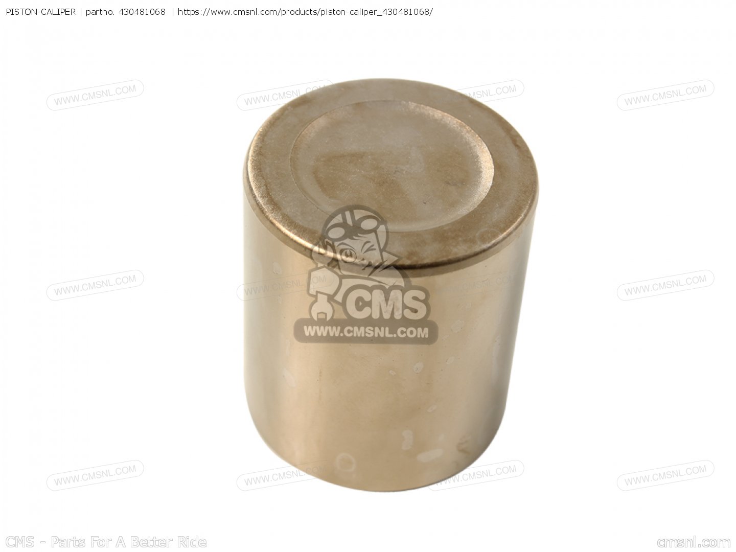 430481068: PISTON-CALIPER Kawasaki - buy the 43048-1068 at CMSNL