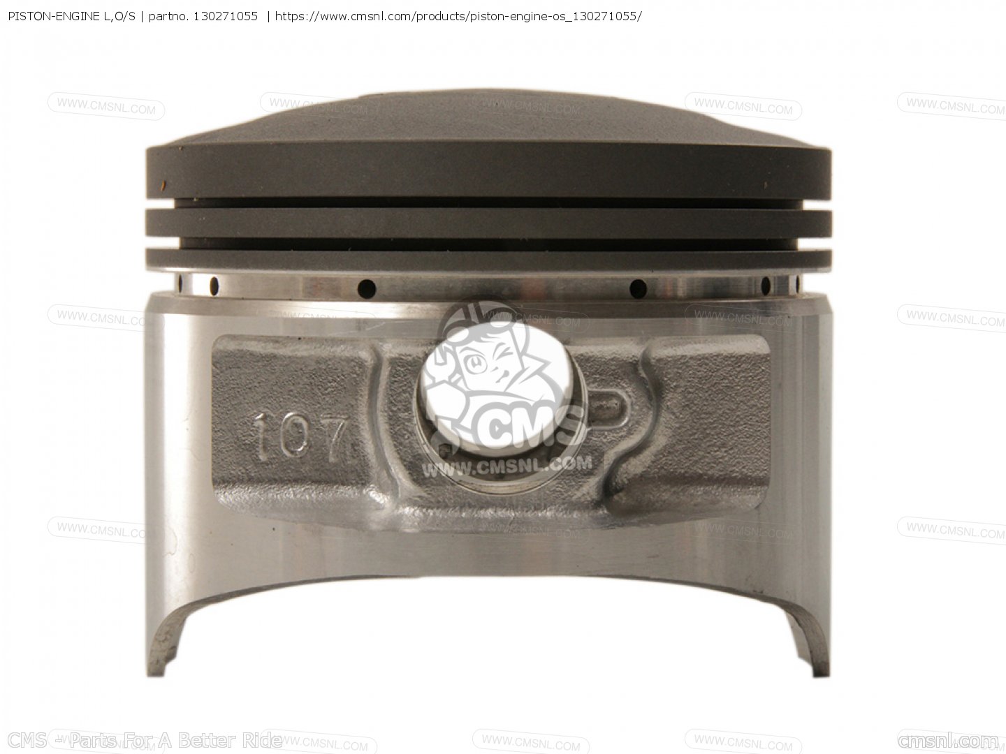 PISTON-ENGINE LL,O/S for Kawasaki - order at CMSNL