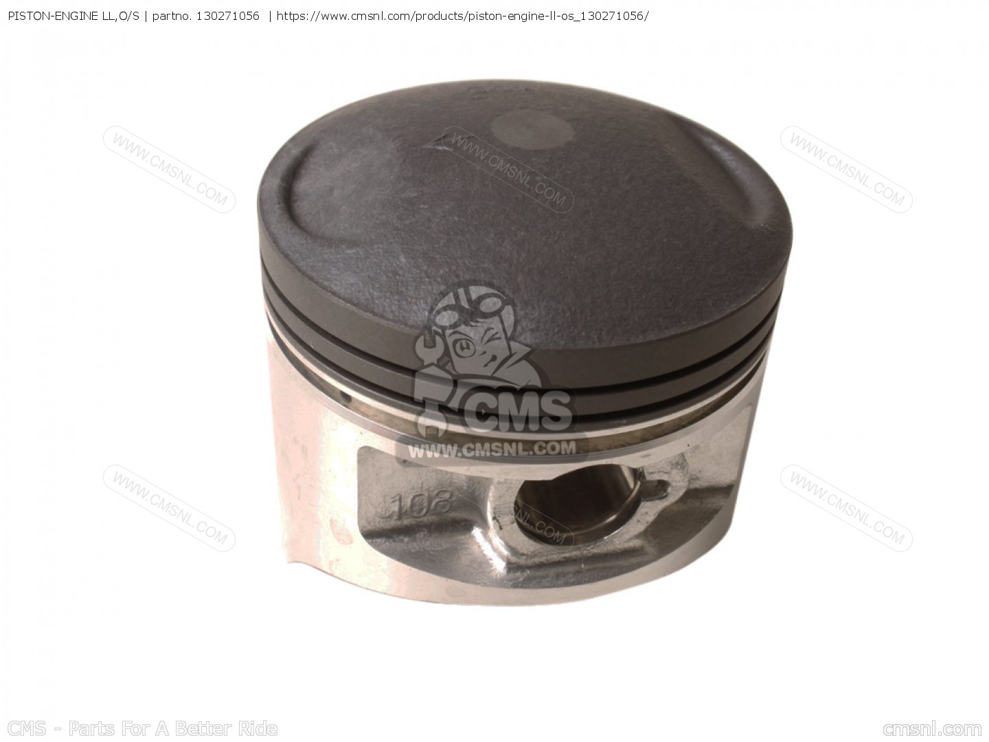 130271056: PISTON-ENGINE LL,O/S Kawasaki - buy the 13027-1056 at CMSNL