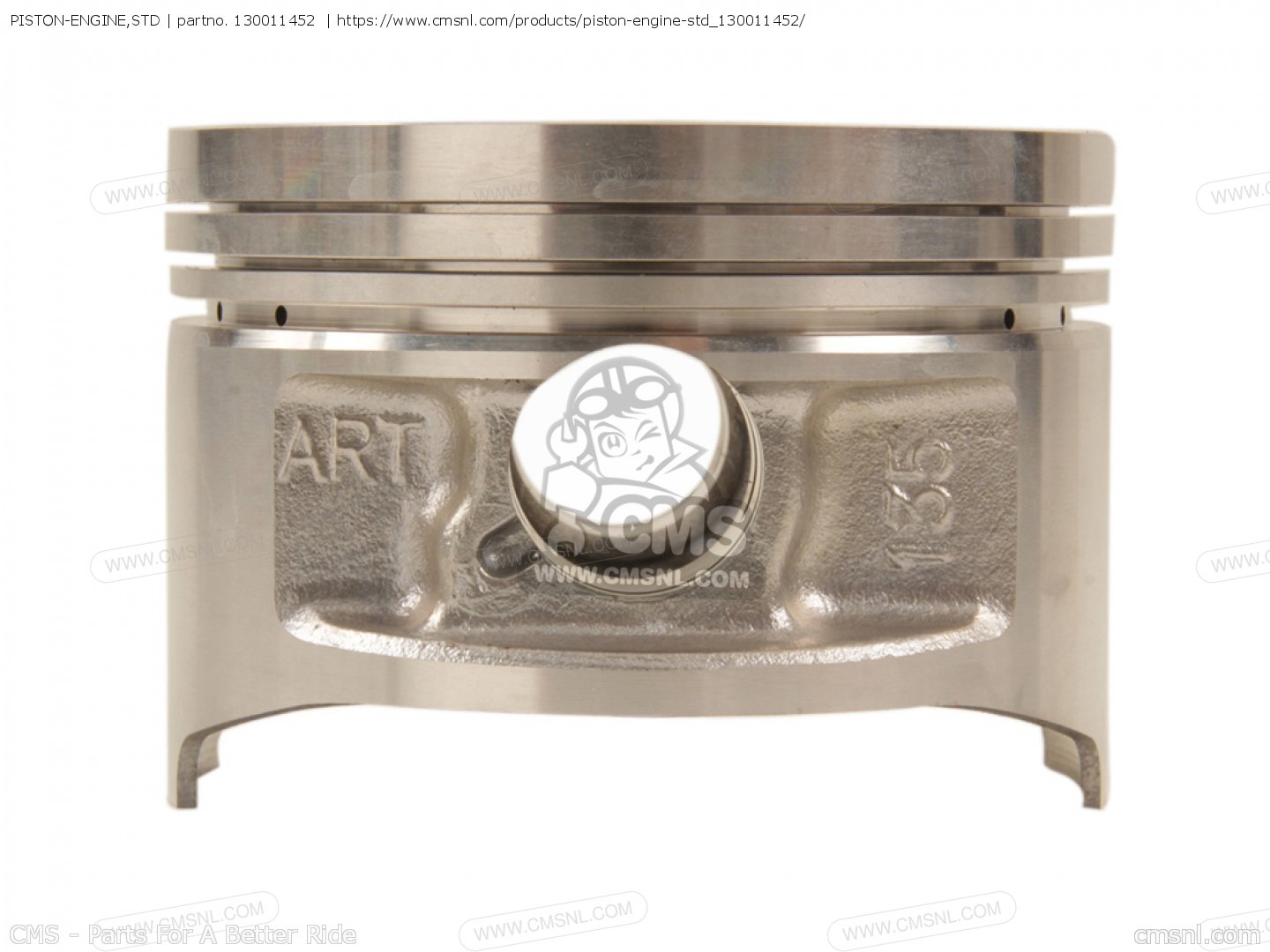 130011452: PISTON-ENGINE,STD Kawasaki - buy the 13001-1452 at CMSNL