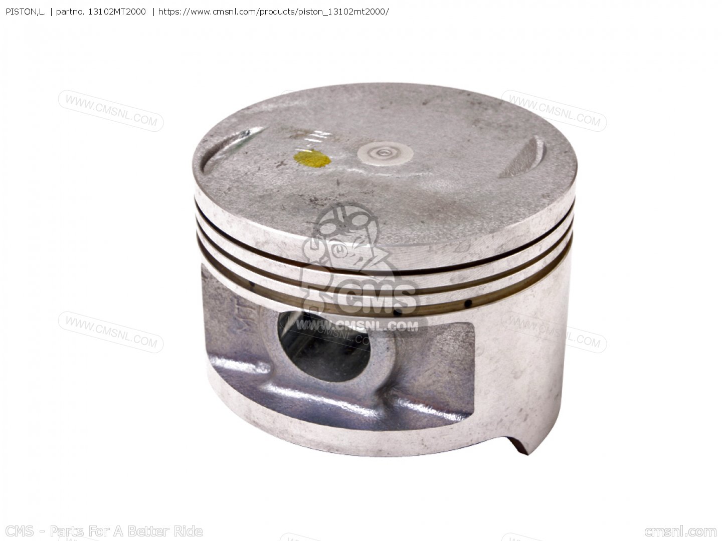 13102MT2000: PISTON,L. Honda - buy the 13102-MT2-000 at CMSNL
