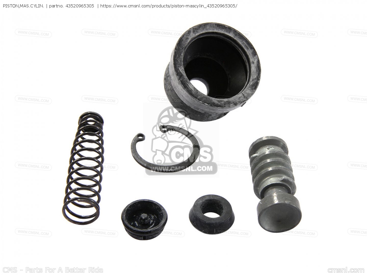 43520965305: Piston,mas.cylin. Honda - buy the 43520-965-305 at CMSNL