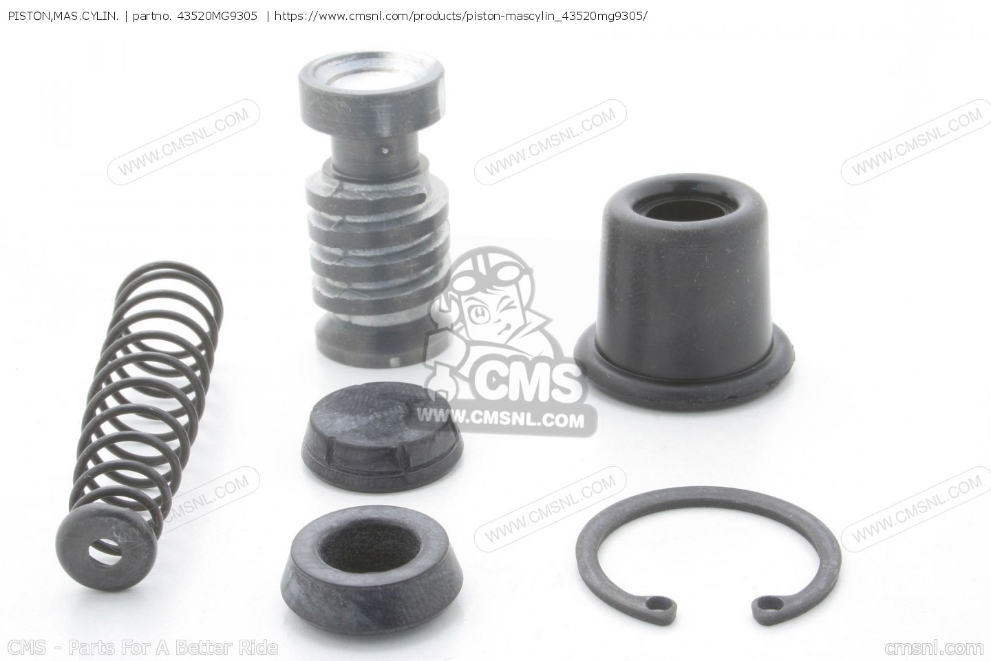 PISTON,MAS.CYLIN. for GL1200 GOLDWING 1984 (E) USA CALIFORNIA - order ...