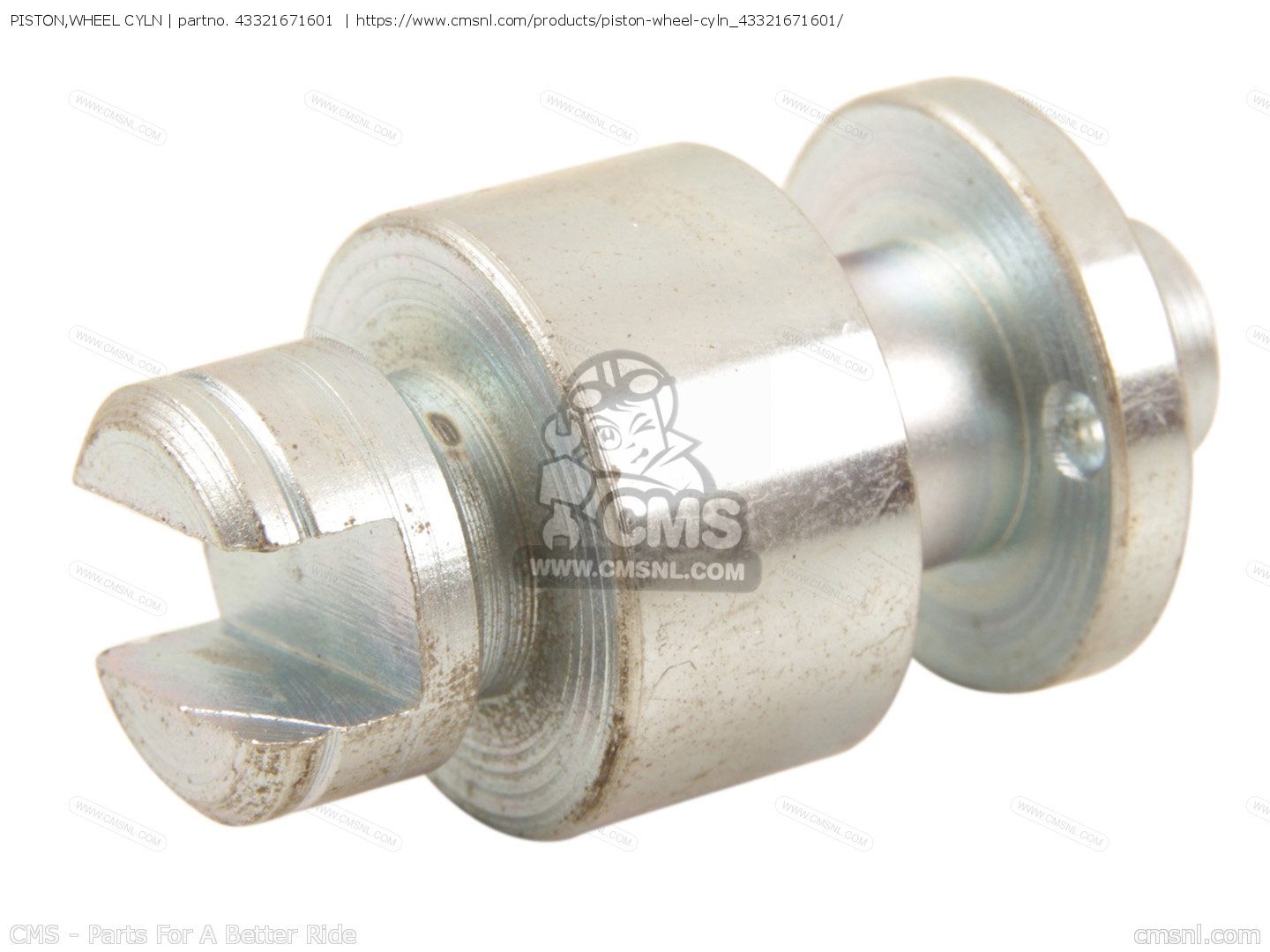 43321671601: Piston,wheel Cyln Honda - buy the 43321-671-601 at CMSNL
