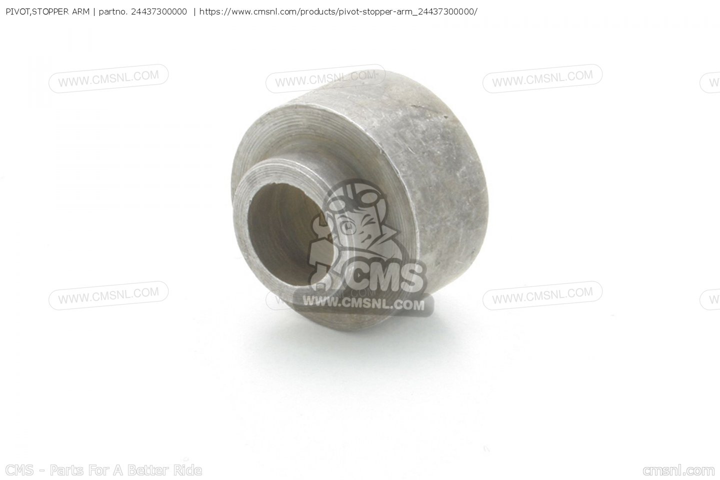 24437300000: PIVOT,STOPPER ARM Honda - buy the 24437-300-000 at CMSNL