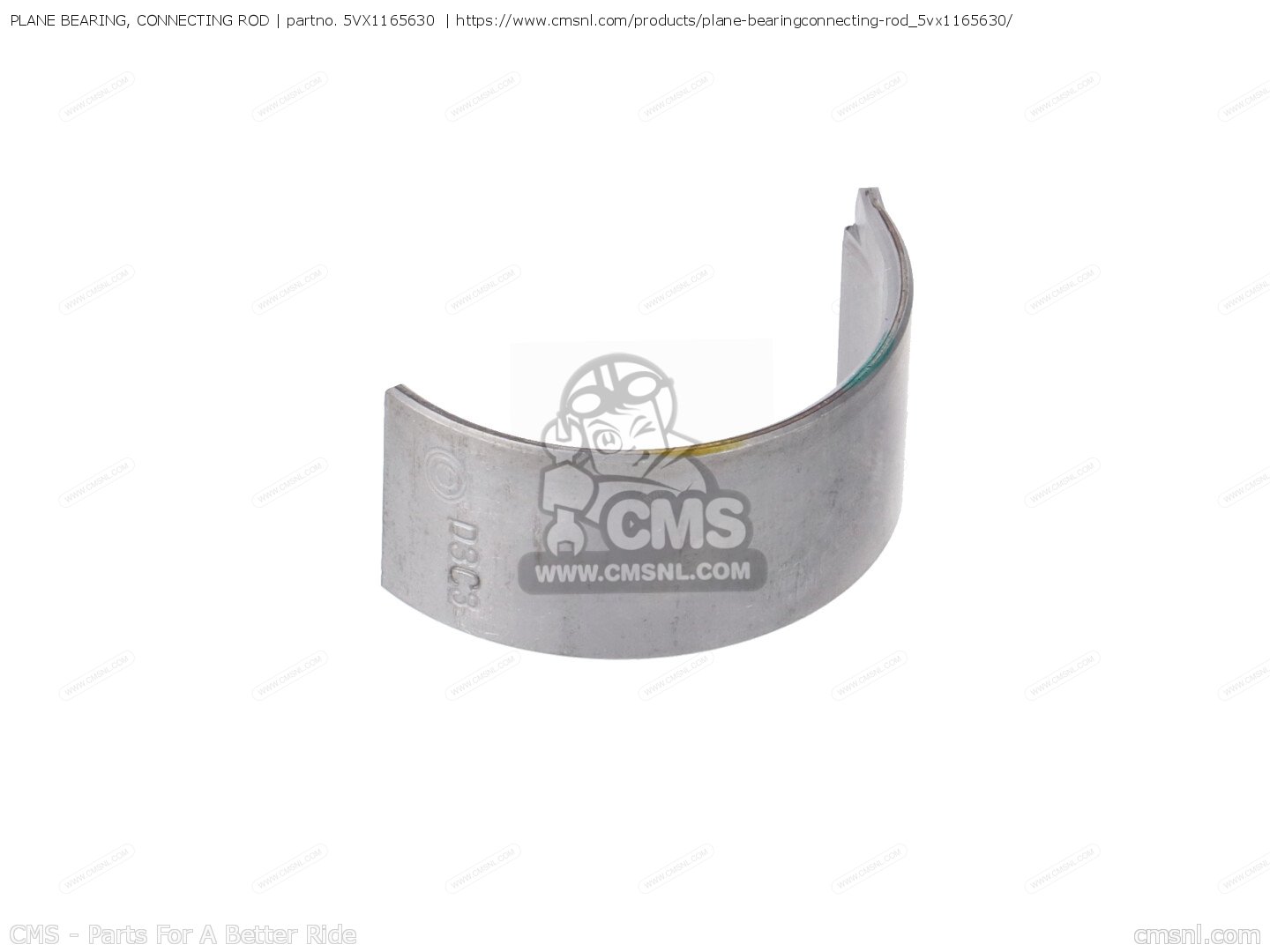 PLANE BEARING, CONNECTING ROD for Yamaha - order at CMSNL
