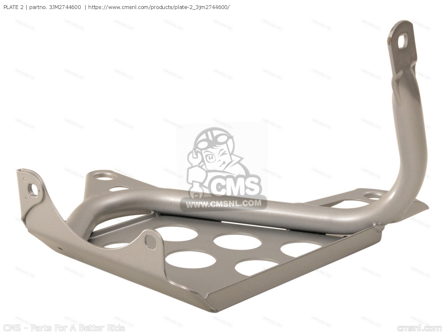 3JM2744600: PLATE 2 Yamaha - buy the 3JM-27446-00-00 at CMSNL