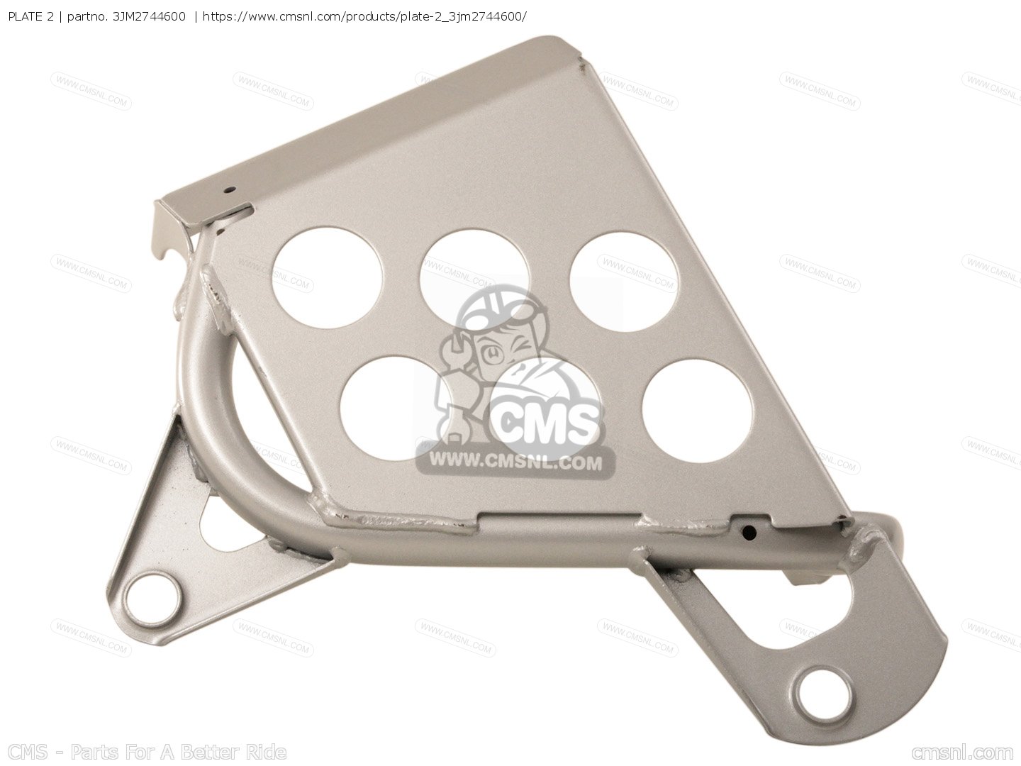 3JM2744600: PLATE 2 Yamaha - buy the 3JM-27446-00-00 at CMSNL