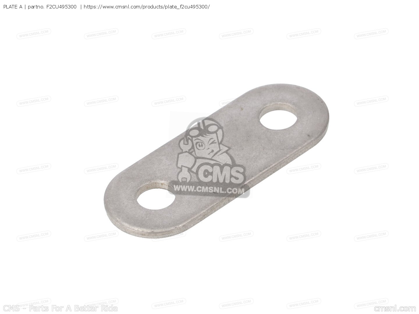 F2CU495300: Plate A Yamaha - buy the F2C-U4953-00 at CMSNL