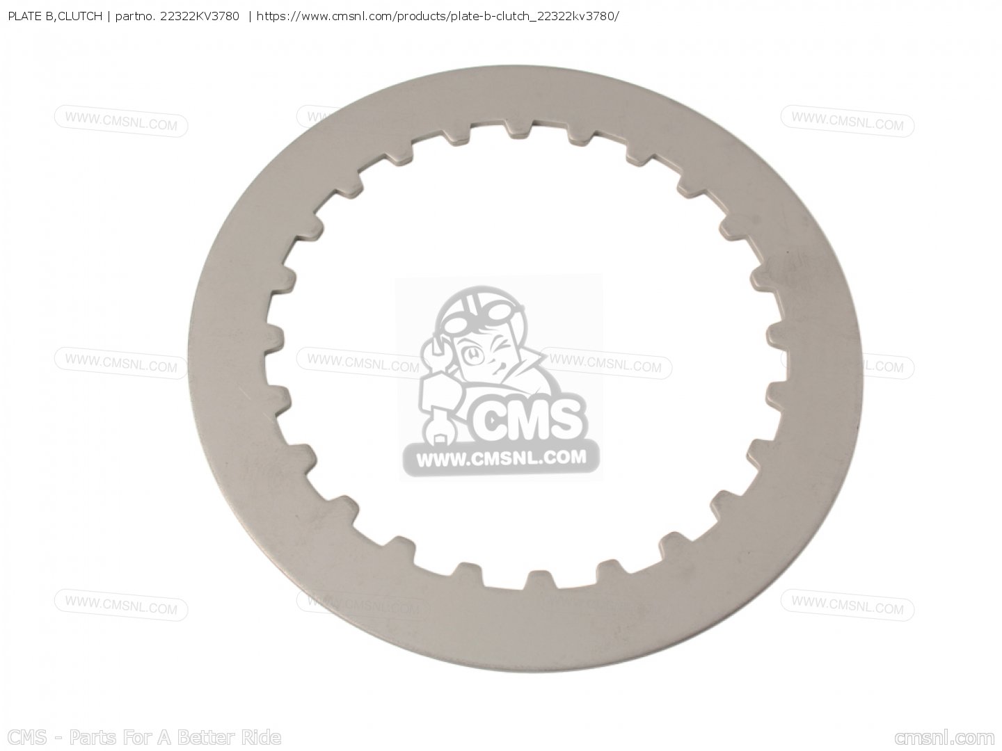 PLATE B,CLUTCH for Honda - order at CMSNL