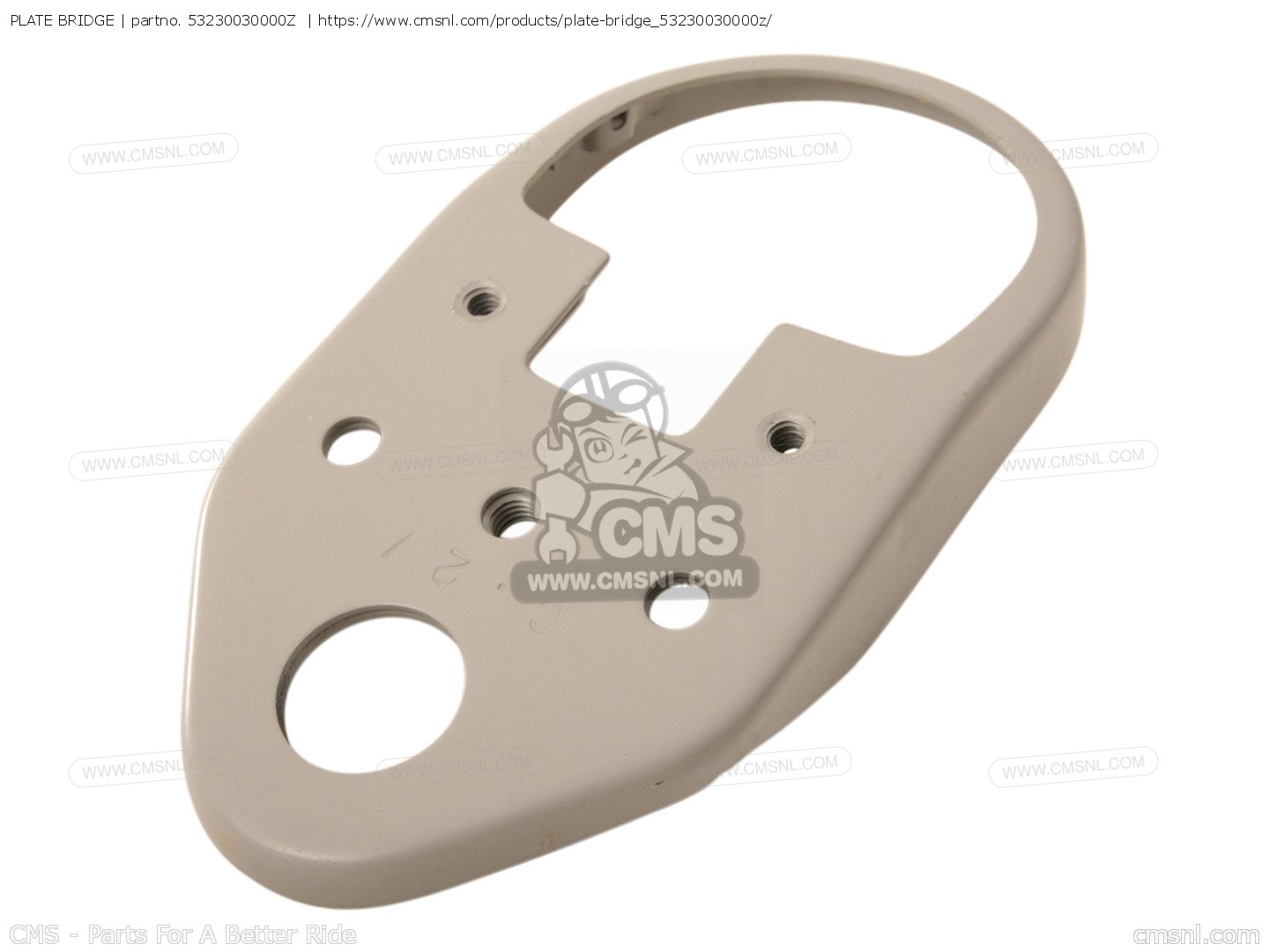 PLATE BRIDGE for CT200 TRAIL 1964 USA - order at CMSNL