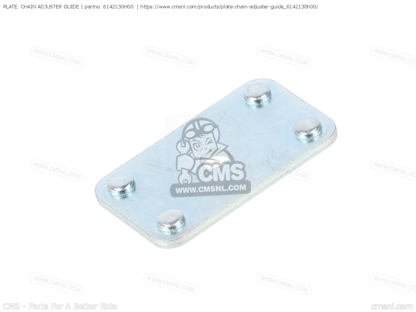 6142130H00: PLATE. CHAIN ADJUSTER GUIDE Suzuki - buy the 61421-30H00 at ...