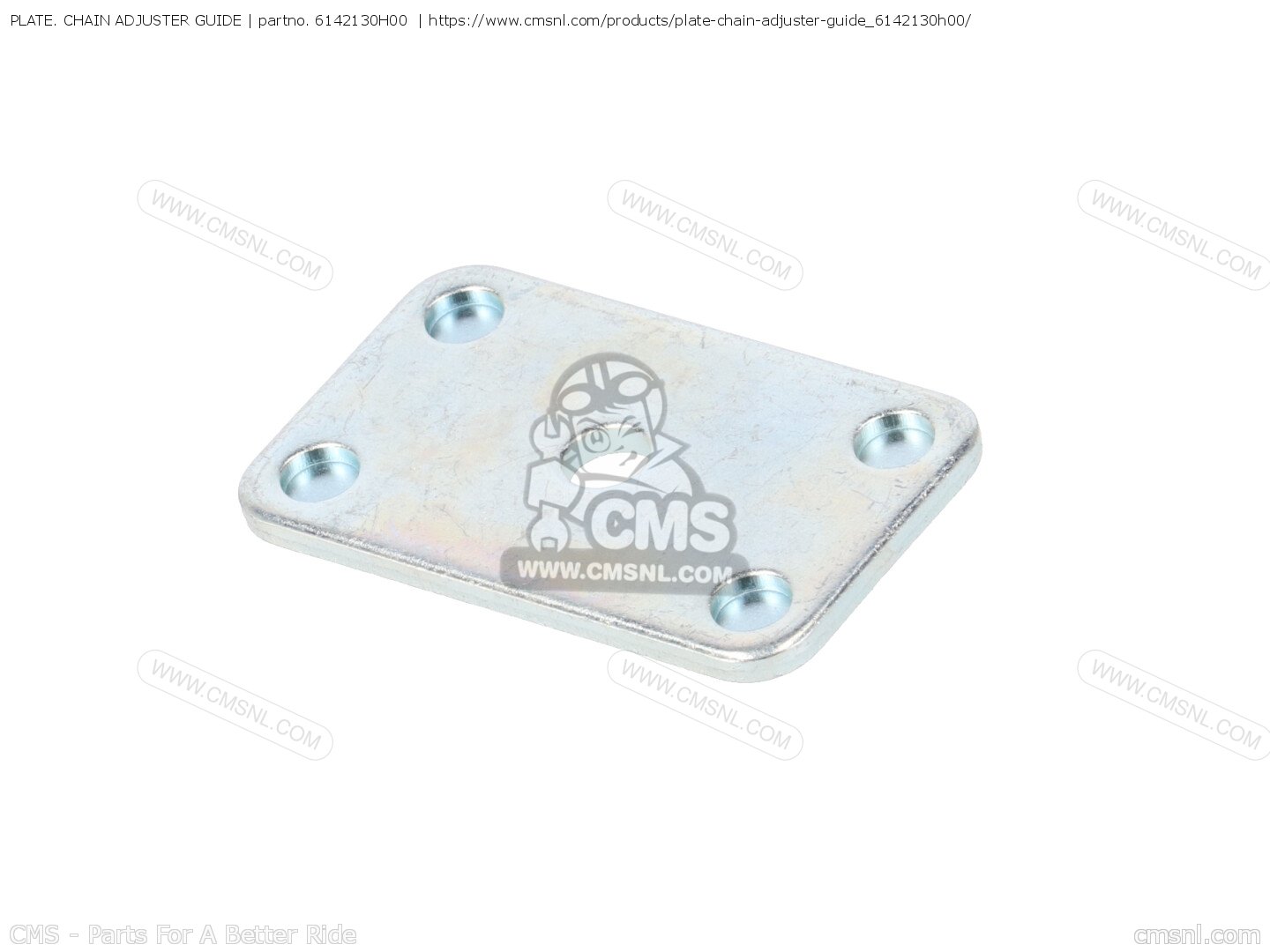 6142130H00: PLATE. CHAIN ADJUSTER GUIDE Suzuki - buy the 61421-30H00 at ...