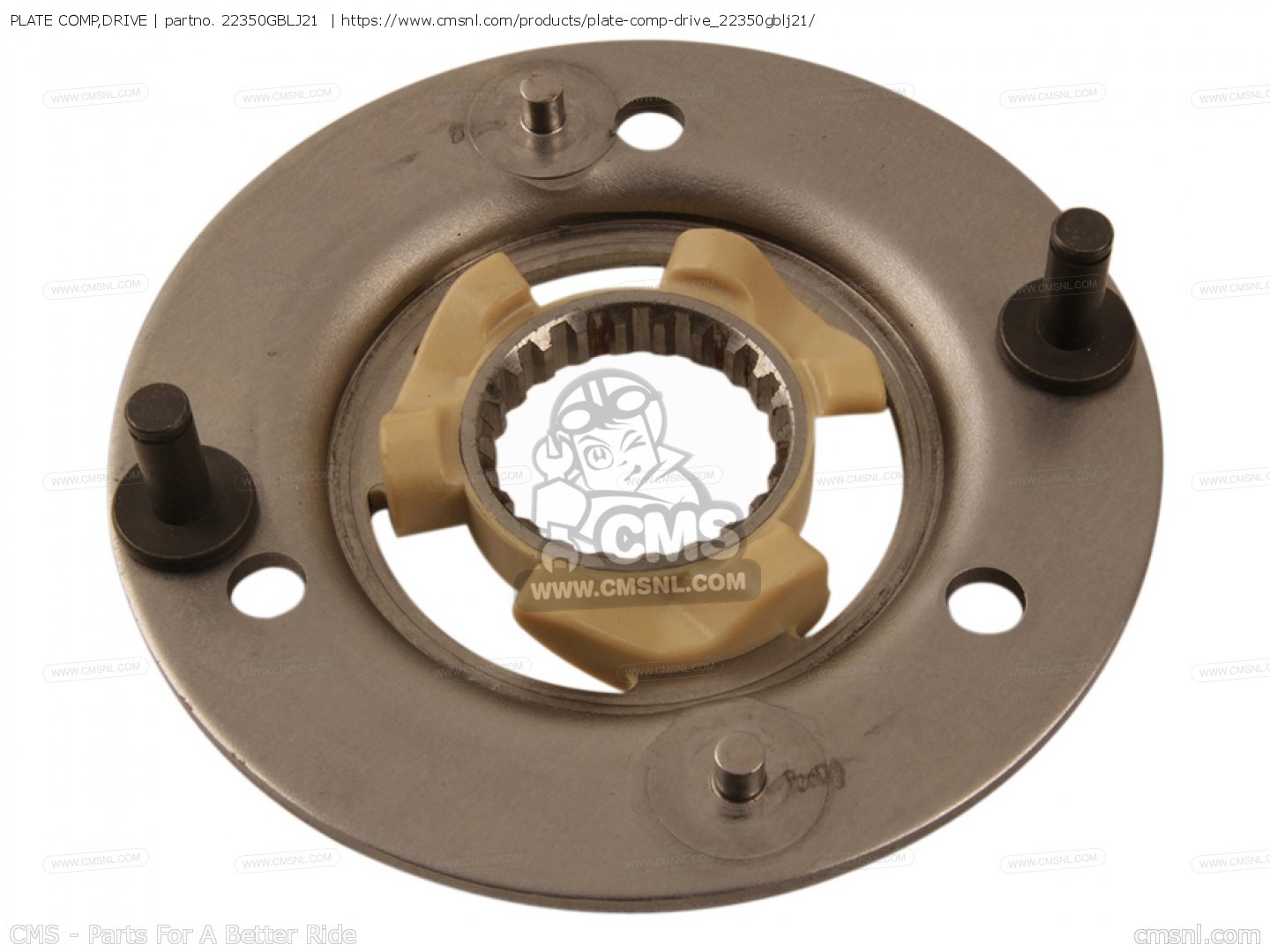 22350GBLJ21: PLATE COMP,DRIVE Honda - buy the 22350-GBL-J21 at CMSNL