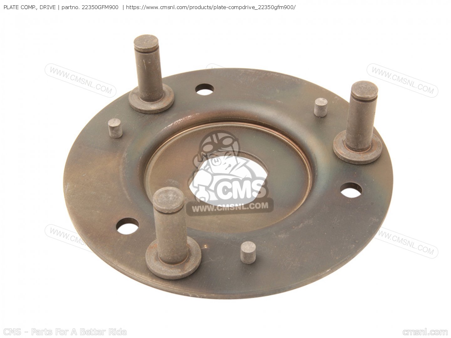 22350GFM900: PLATE COMP,DRIVE Honda - buy the 22350-GFM-900 at CMSNL
