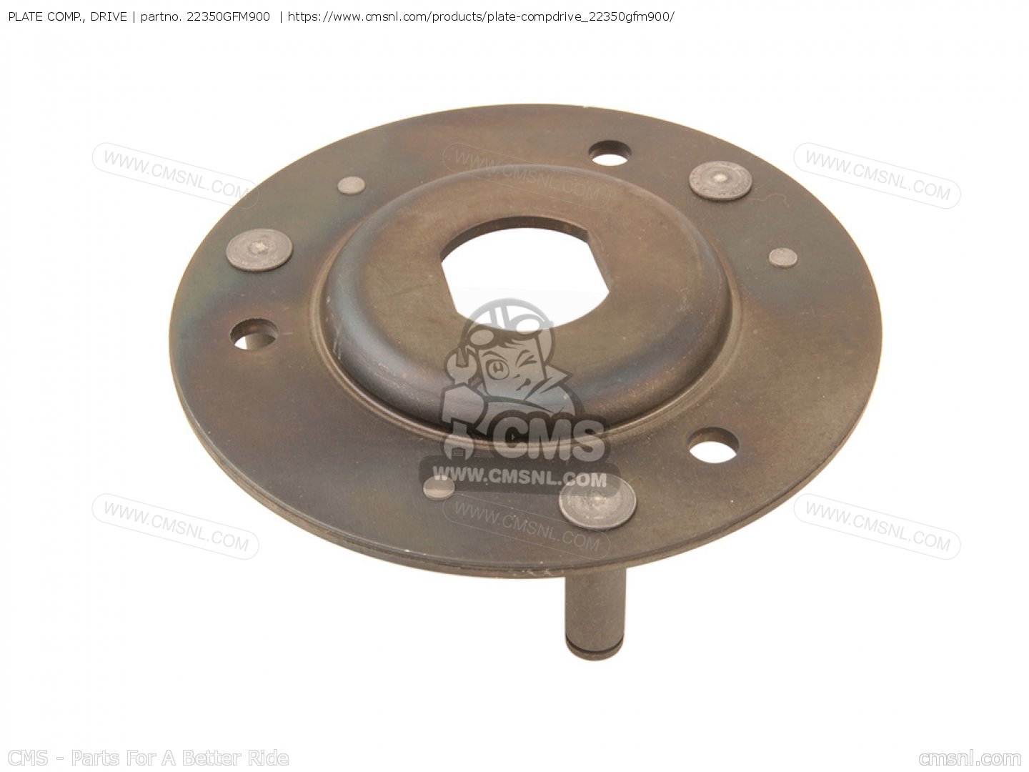 22350GFM900: PLATE COMP,DRIVE Honda - buy the 22350-GFM-900 at CMSNL