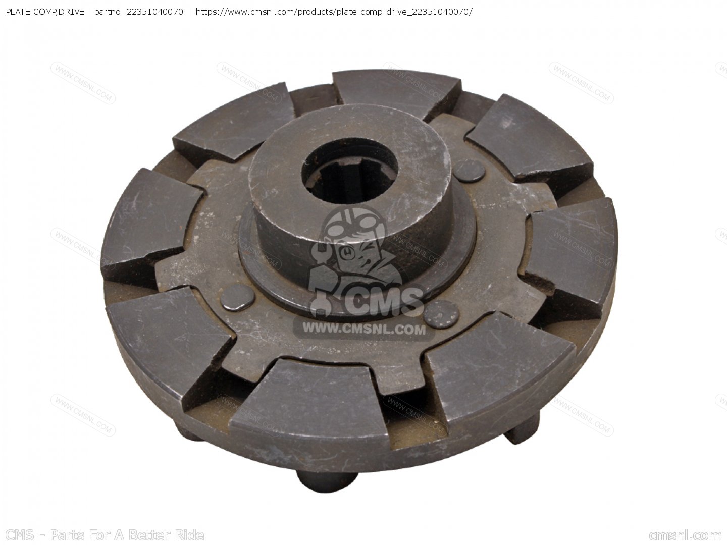 22351040070: PLATE COMP,DRIVE Honda - buy the 22351-040-070 at CMSNL