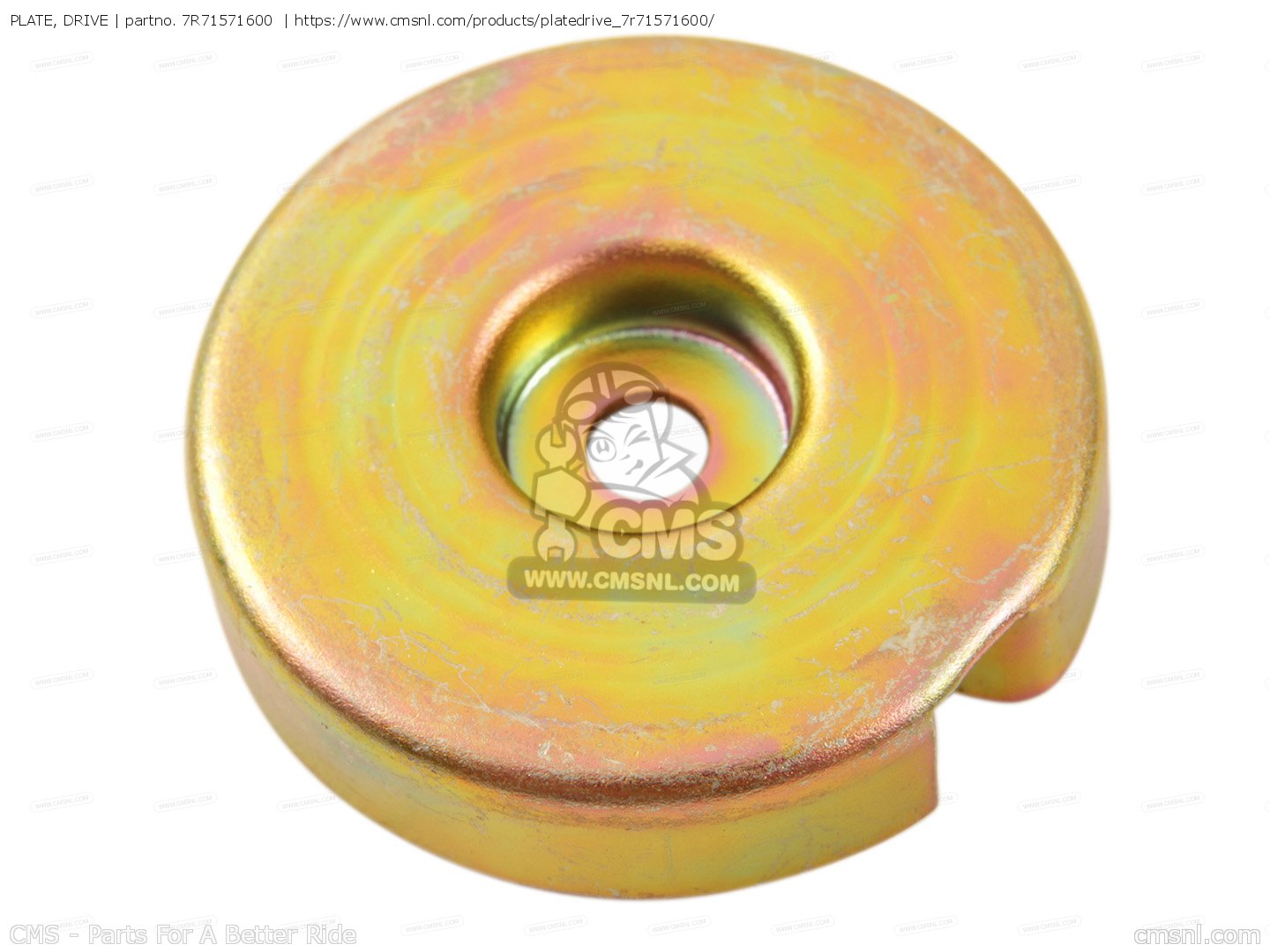 7R71571600: PLATE, DRIVE Yamaha - buy the 7R7-15716-00-00 at CMSNL