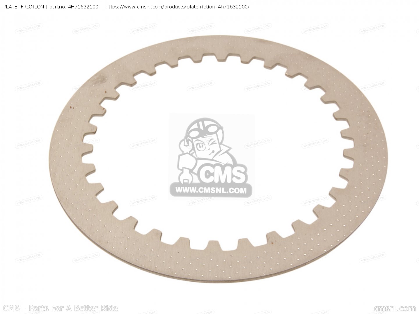 PLATE, FRICTION (NAS) for Yamaha - order at CMSNL