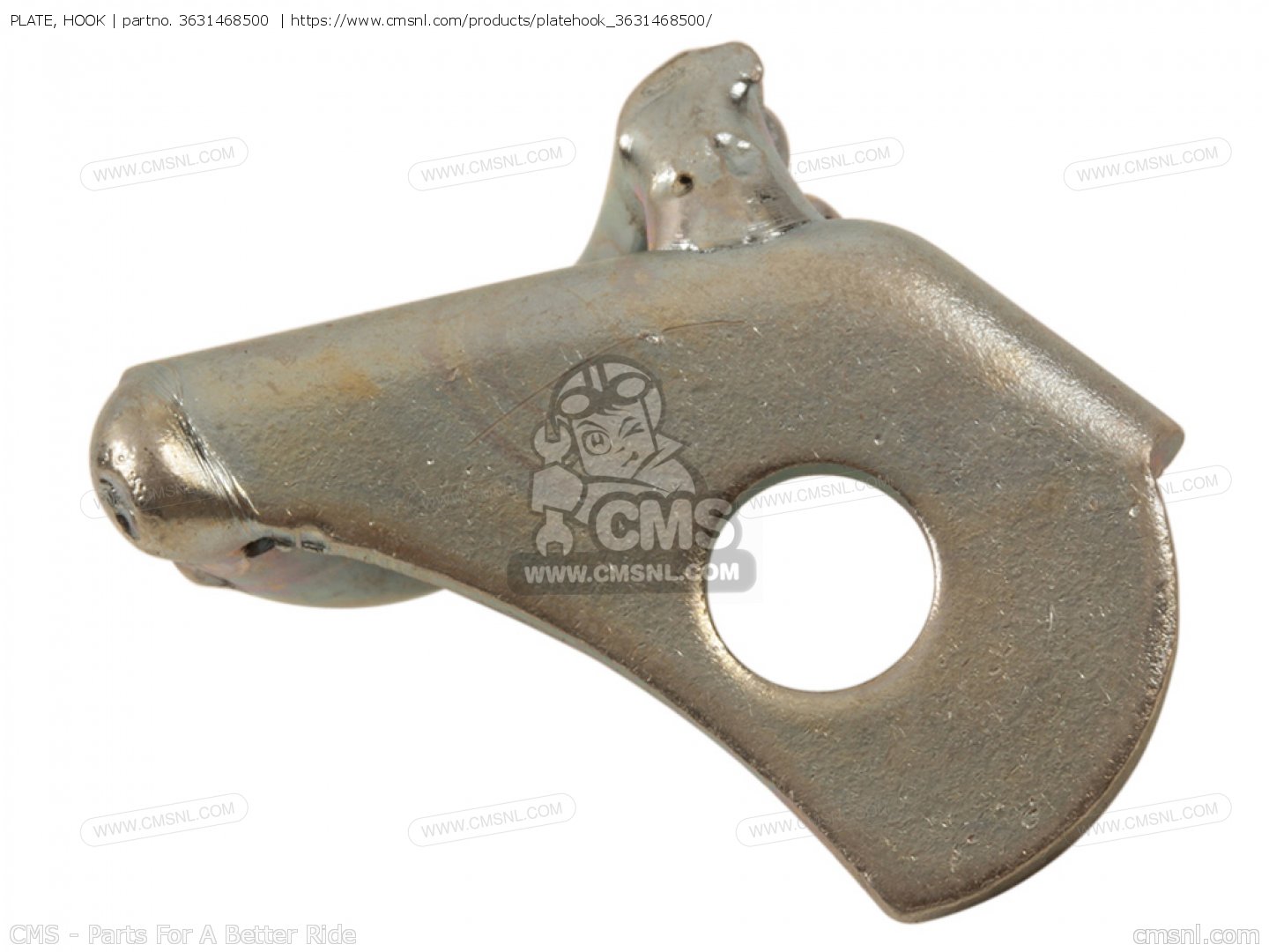 3631468500: PLATE, HOOK Yamaha - buy the 363-14685-00-00 at CMSNL