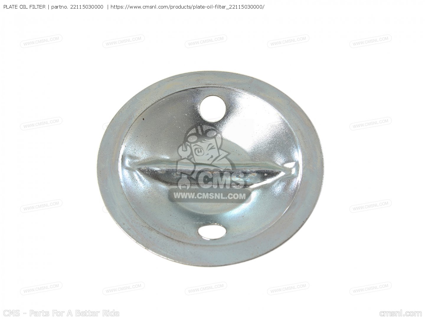 PLATE OIL FILTER for Honda - order at CMSNL