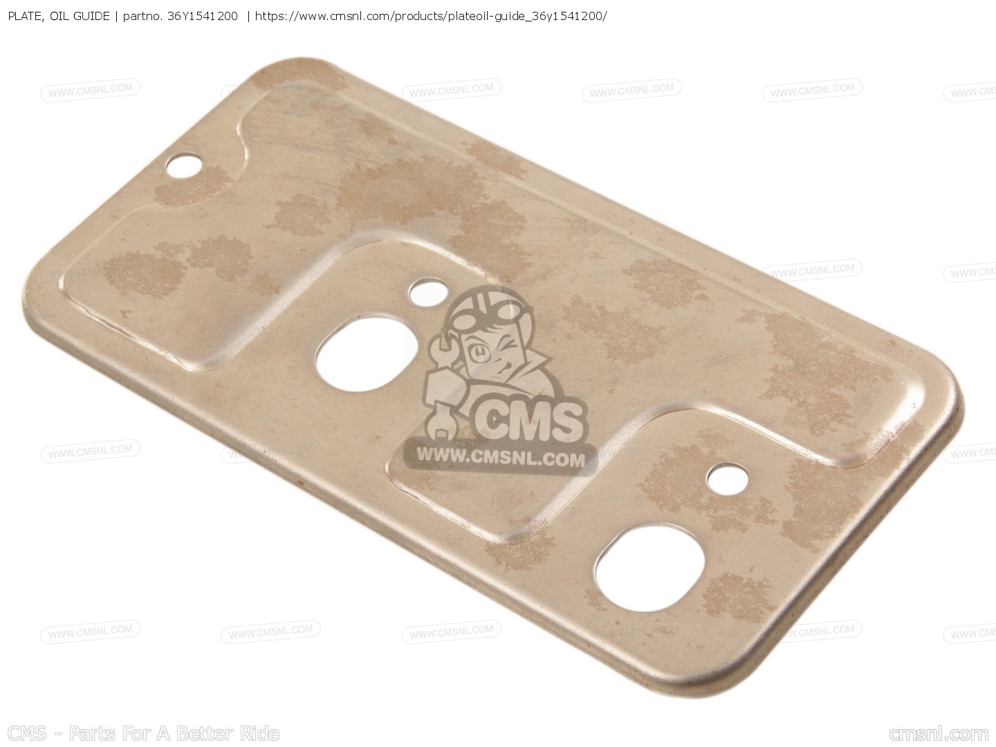 36Y1541200: PLATE, OIL GUIDE Yamaha - buy the 36Y-15412-00-00 at CMSNL