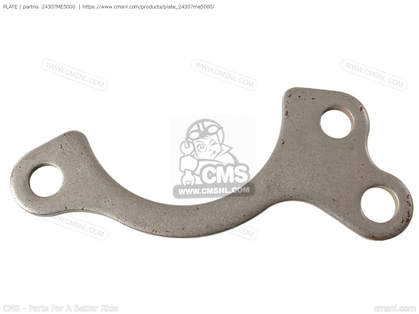 24307ME5000: PLATE Honda - buy the 24307-ME5-000 at CMSNL