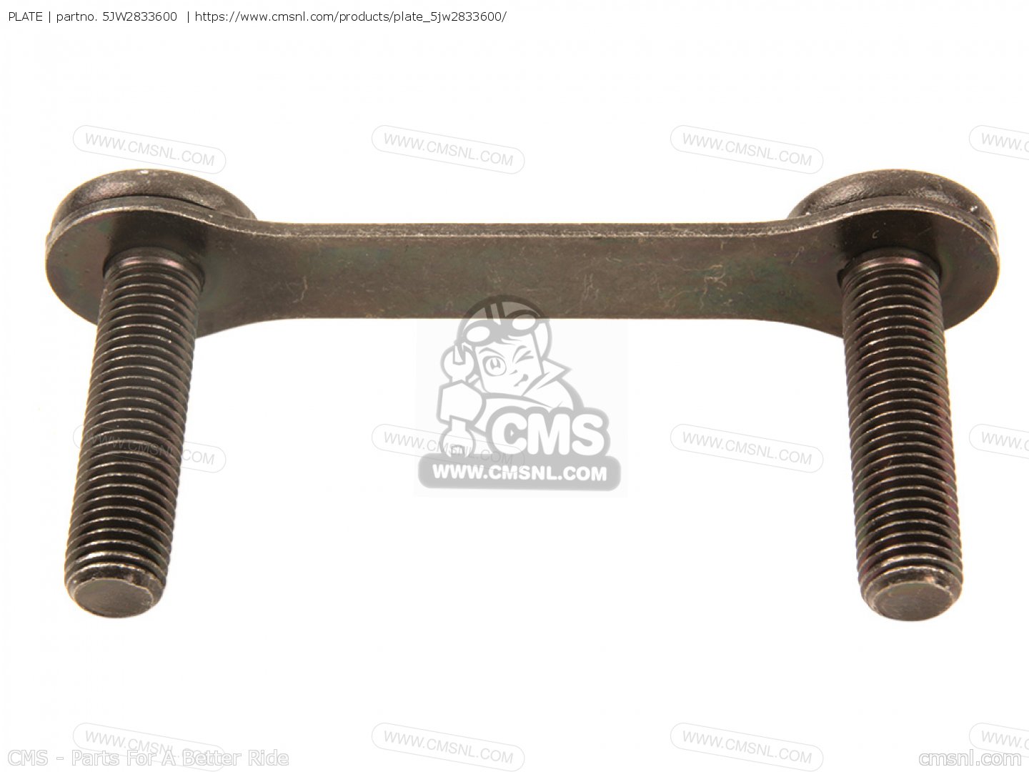 5JW2833600: PLATE Yamaha - buy the 5JW-28336-00-00 at CMSNL