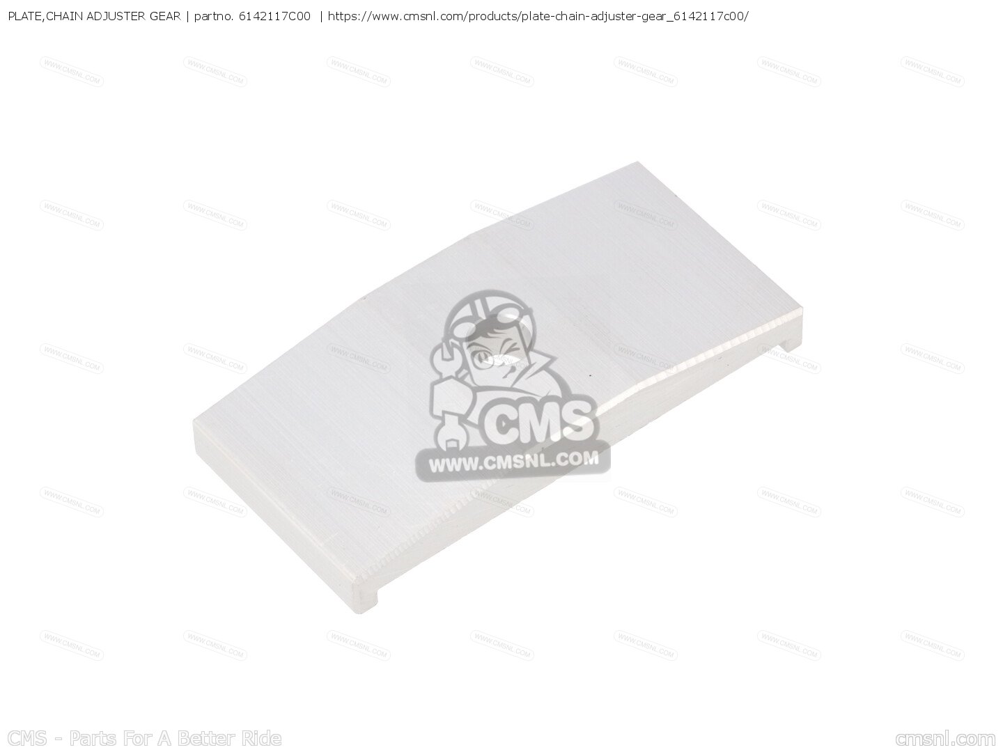PLATE,CHAIN ADJUSTER GEAR for Suzuki - order at CMSNL