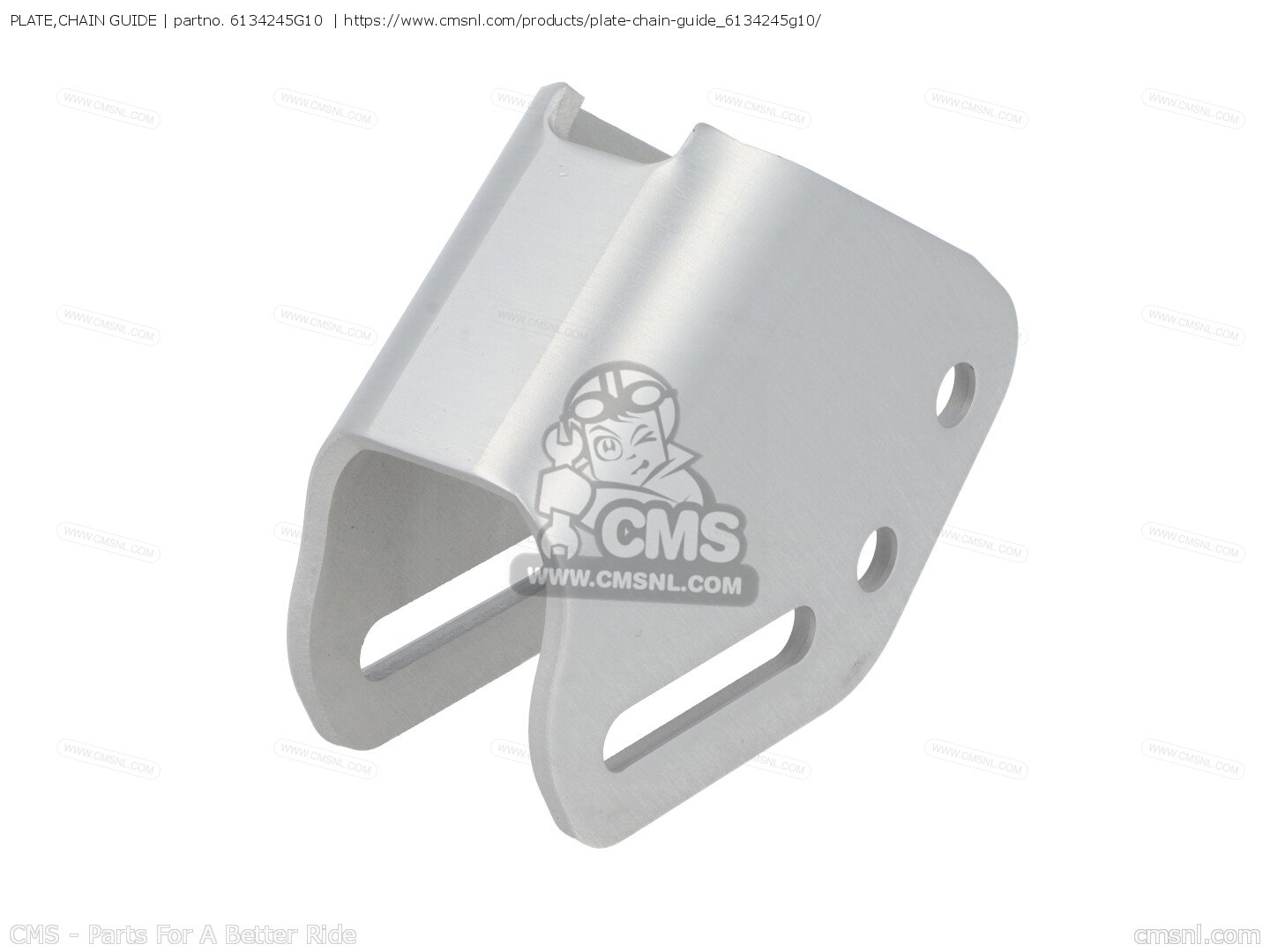 6134245G10: PLATE,CHAIN GUIDE Suzuki - buy the 61342-45G10 at CMSNL