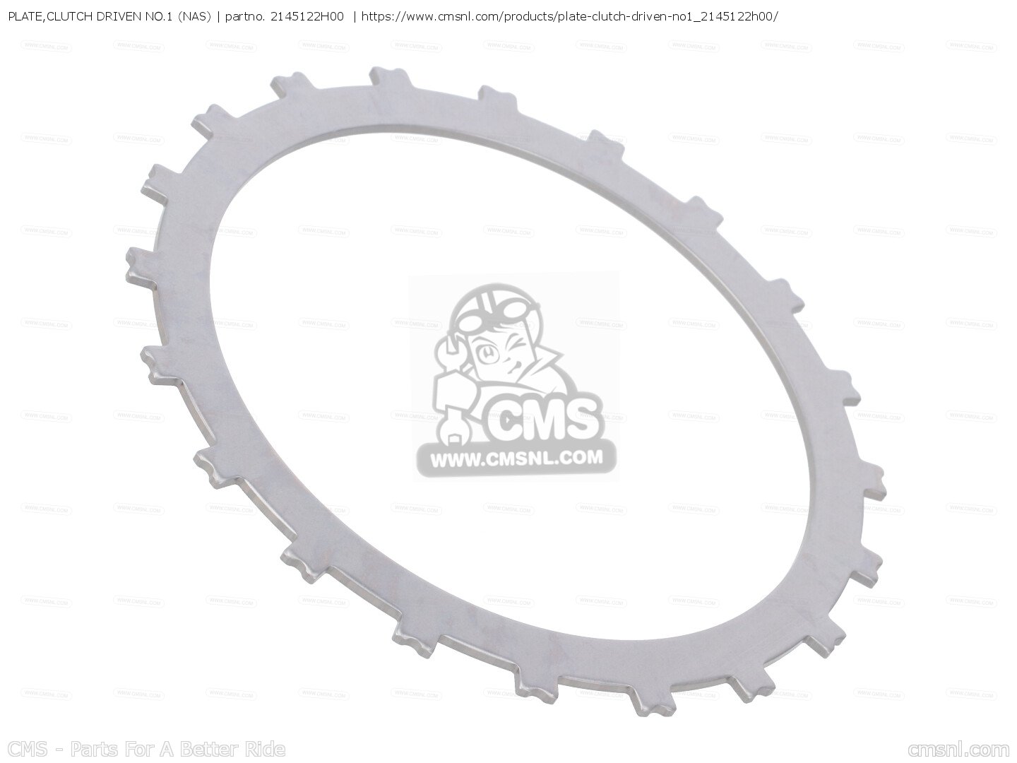 2145122H00: PLATE,CLUTCH DRIVEN NO.1 (NAS) Suzuki - buy the 21451-22H00 ...