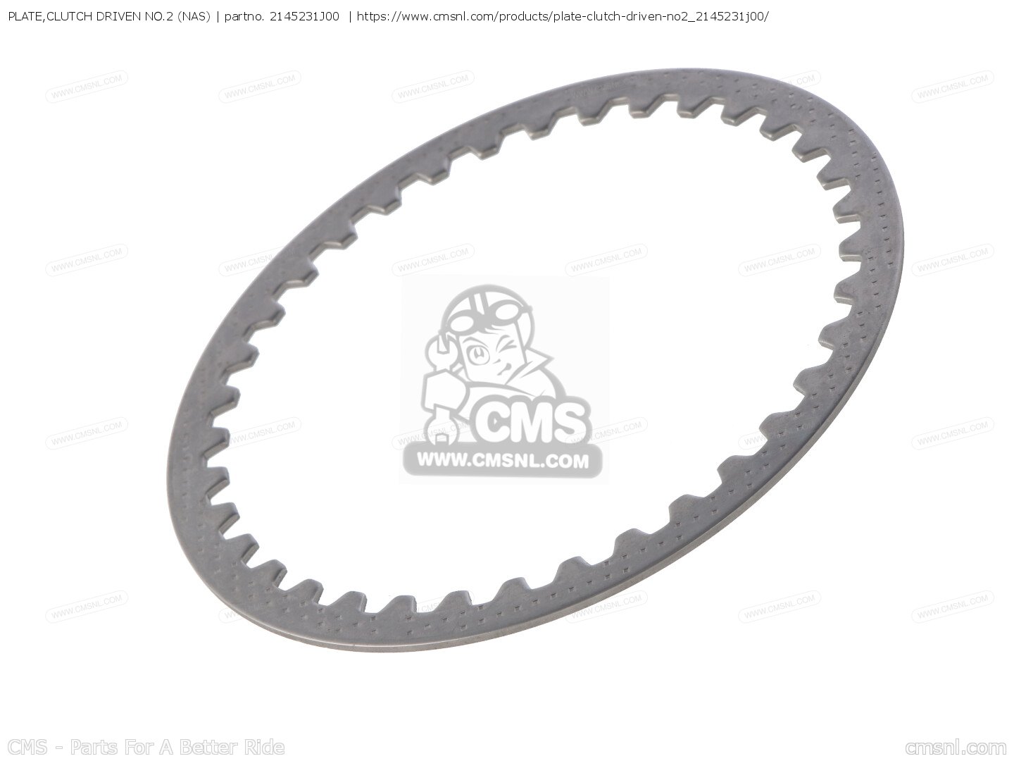 2145231J00: PLATE,CLUTCH DRIVEN NO.2 (NAS) Suzuki - buy the 21452-31J00 ...