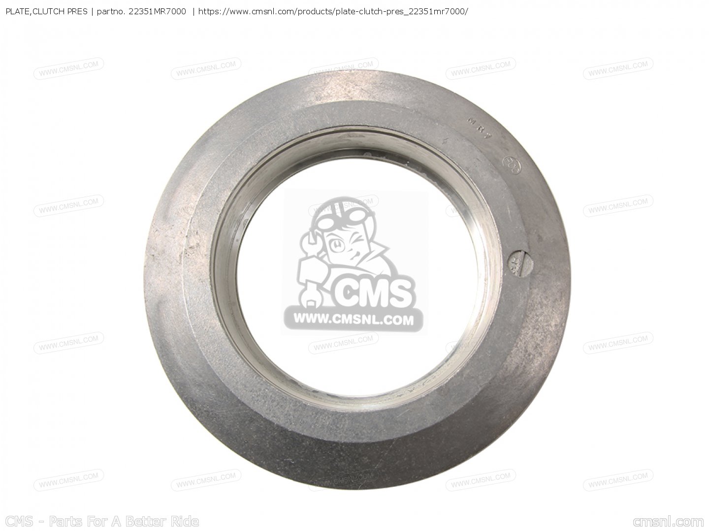 PLATE,CLUTCH PRES for VFR750R RC30 1988 (J) EUROPEAN DIRECT SALES ...