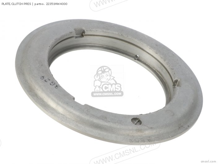 22351MW4000: PLATE,CLUTCH PRES Honda - buy the 22351-MW4-000 at CMSNL