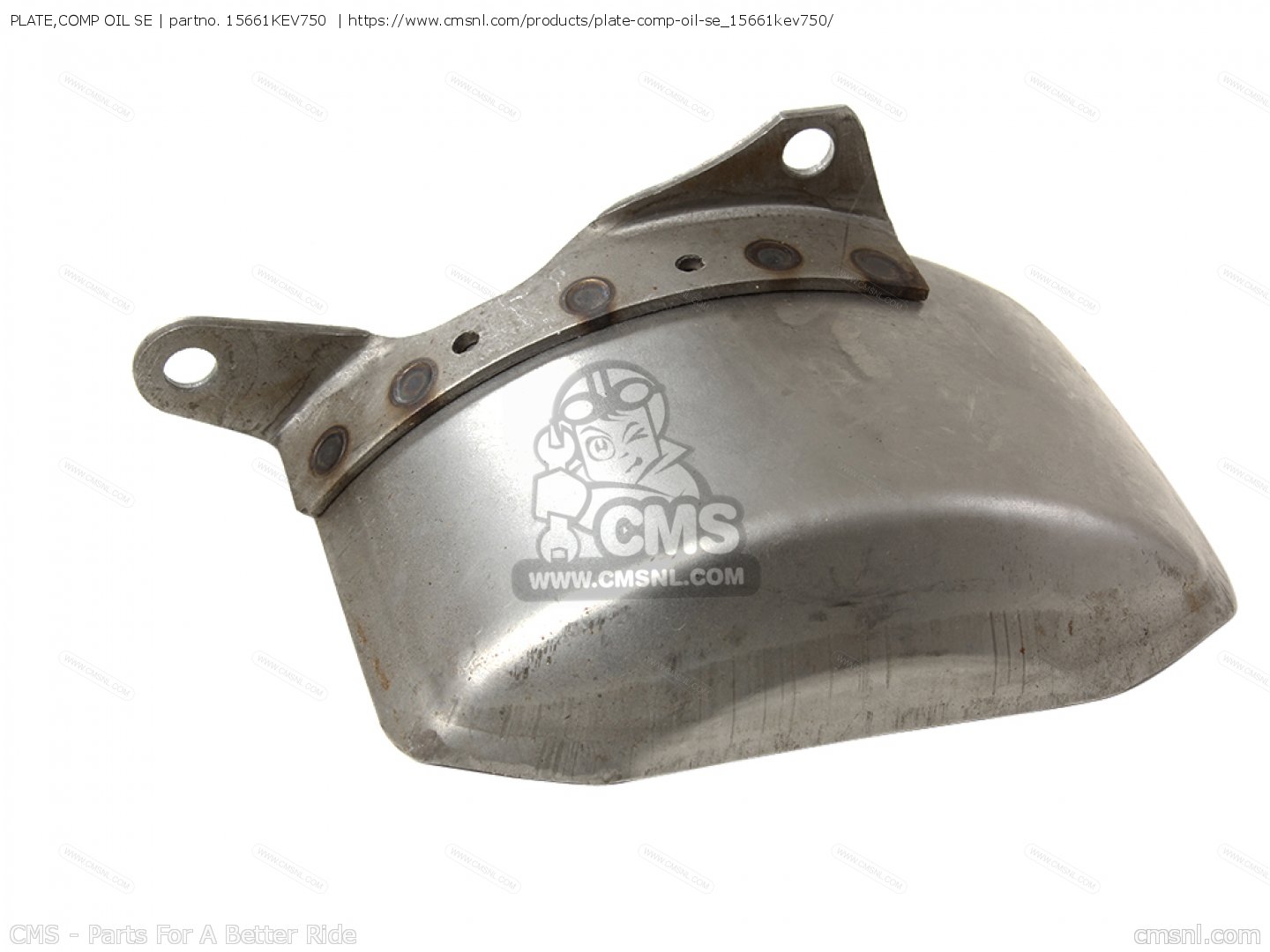 15661KEV750: PLATE,COMP OIL SE Honda - buy the 15661-KEV-750 at CMSNL
