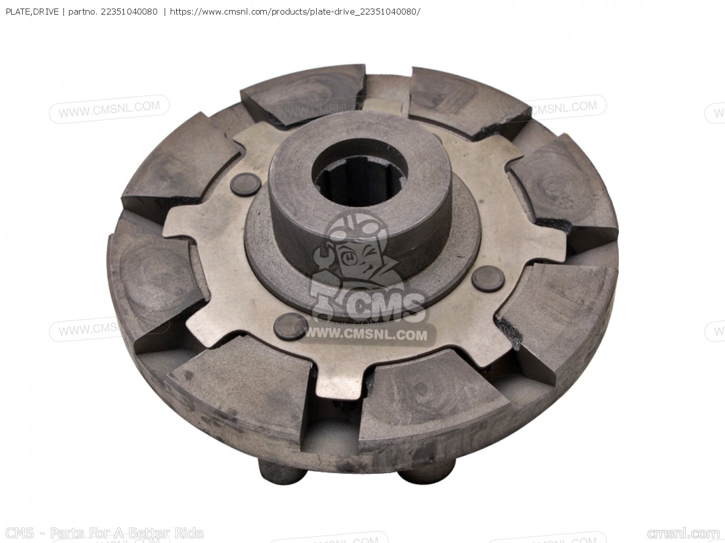 22351040080: PLATE,DRIVE Honda - buy the 22351-040-080 at CMSNL