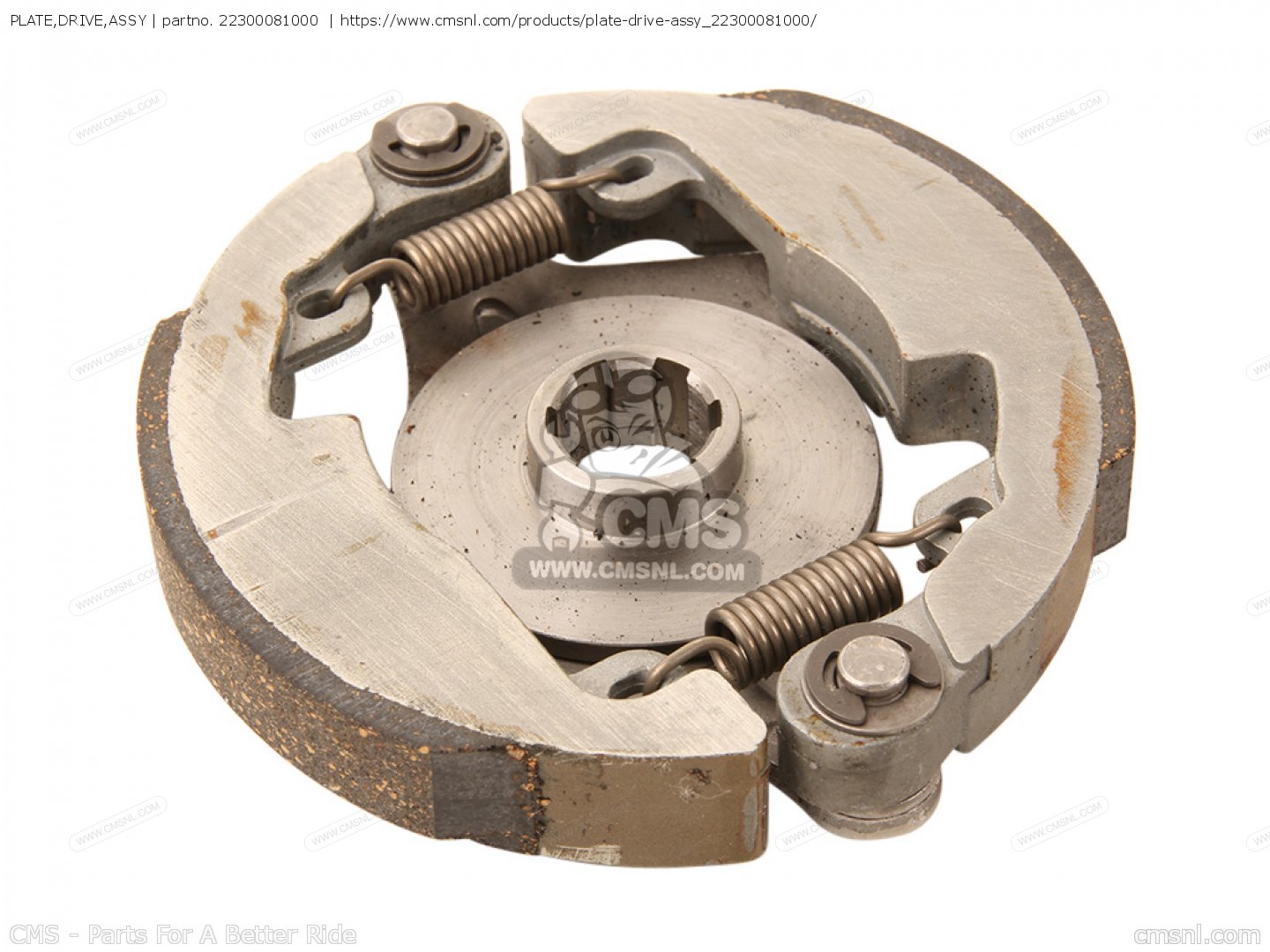 22300081000: PLATE,DRIVE,ASSY Honda - buy the 22300-081-000 at CMSNL