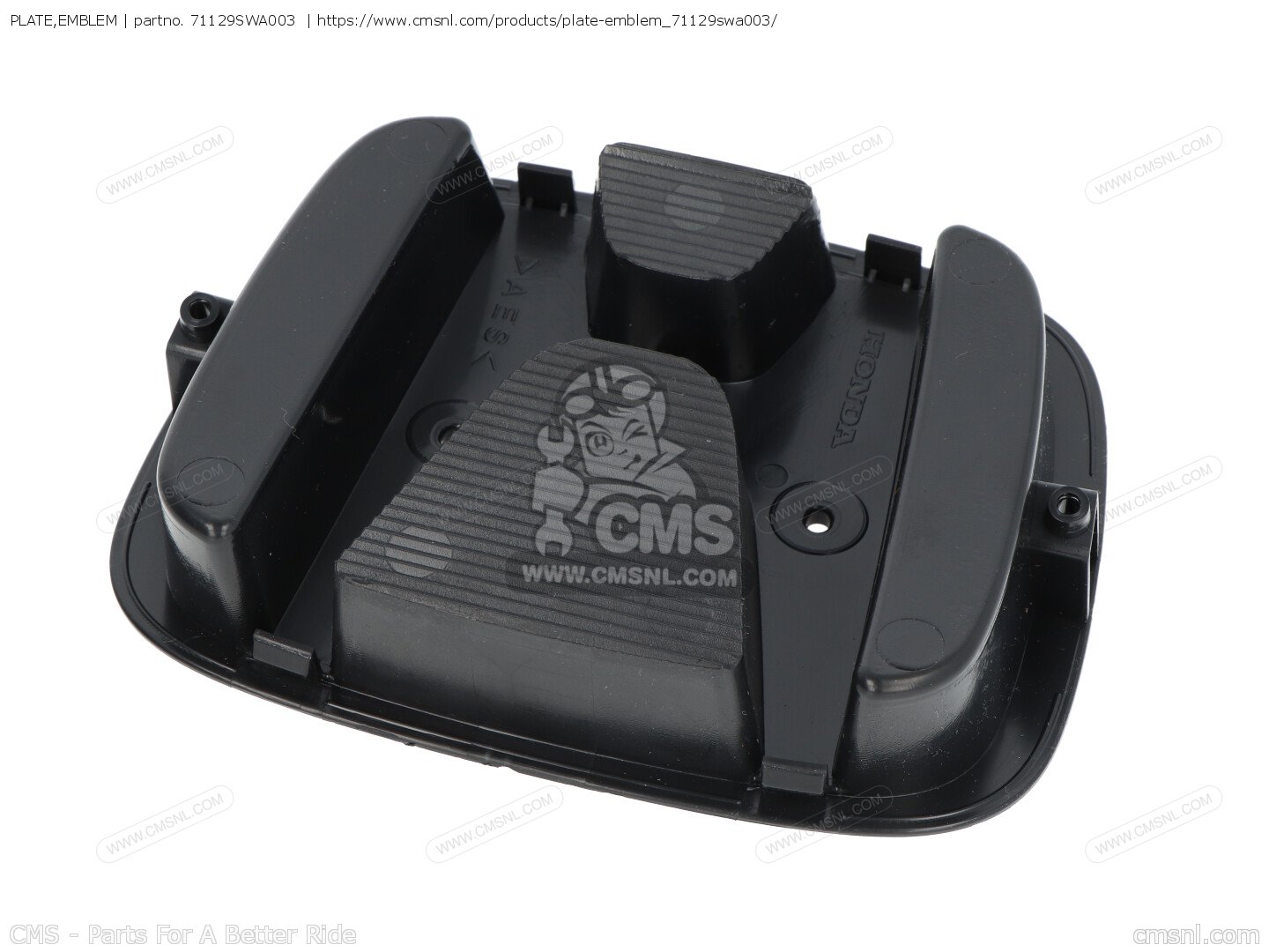 71129SWA003: Plate,emblem Honda - buy the 71129-SWA-003 at CMSNL