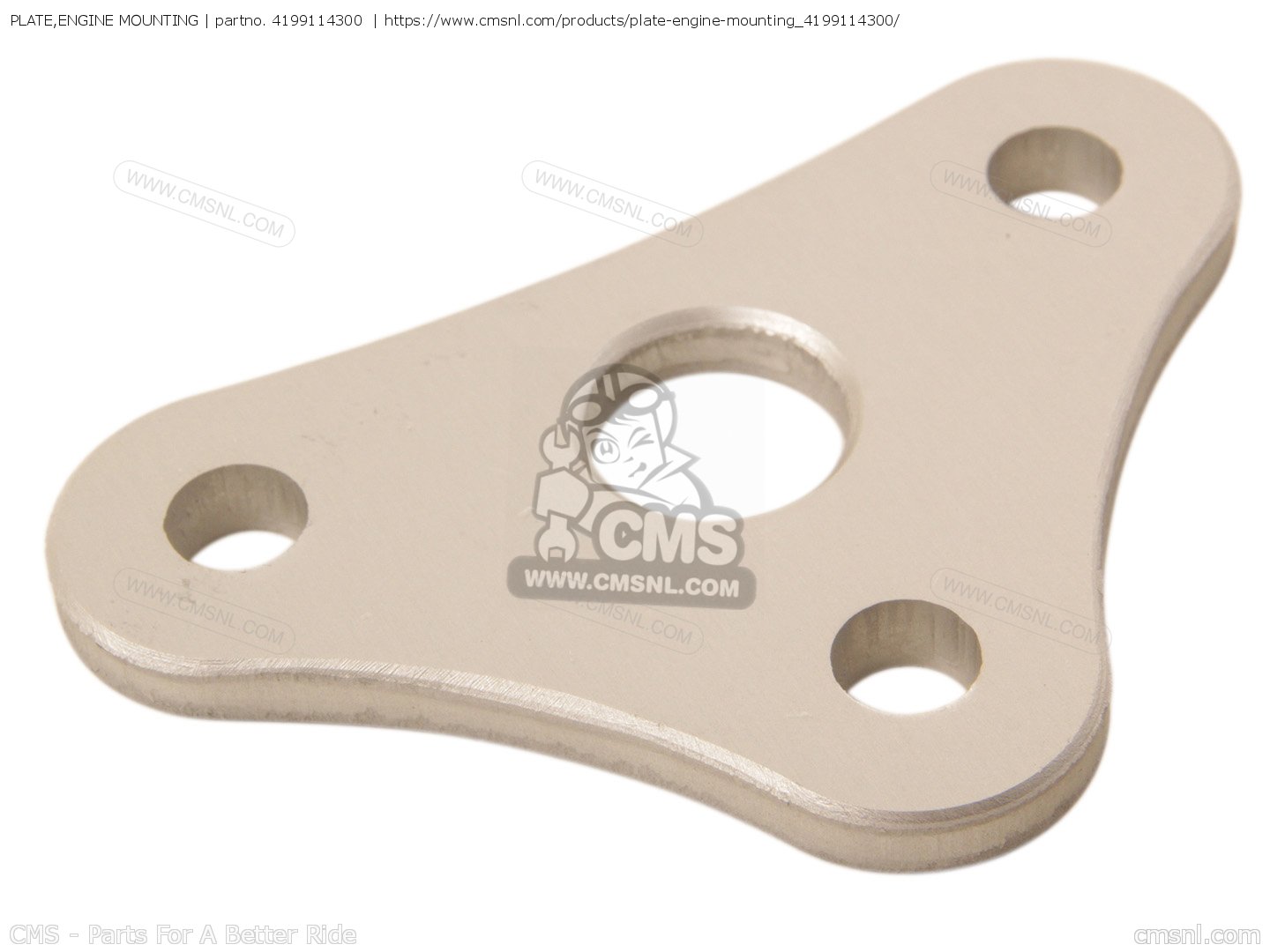 4199114300: PLATE,ENGINE MOUNTING Suzuki - buy the 41991-14300 at CMSNL
