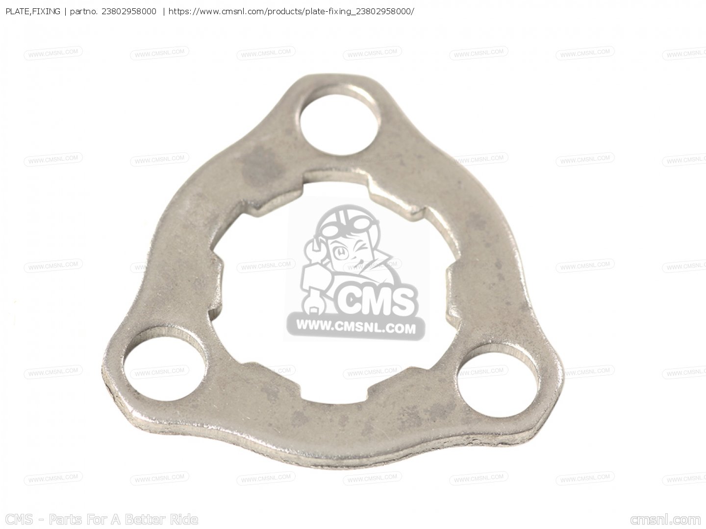 23802958000: PLATE,FIXING Honda - buy the 23802-958-000 at CMSNL