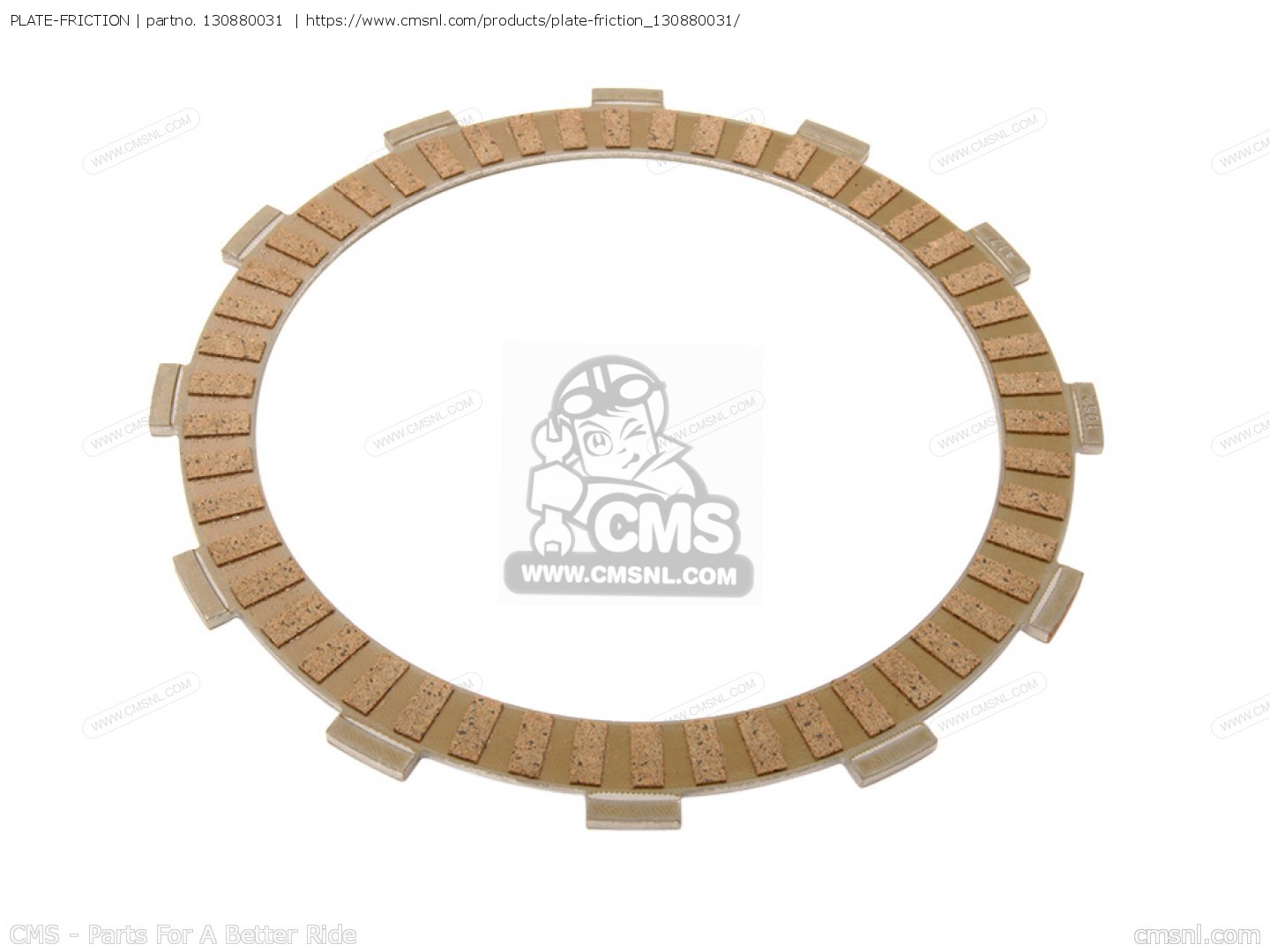 130880031: PLATE-FRICTION (NAS) Kawasaki - buy the 13088-0031 at CMSNL