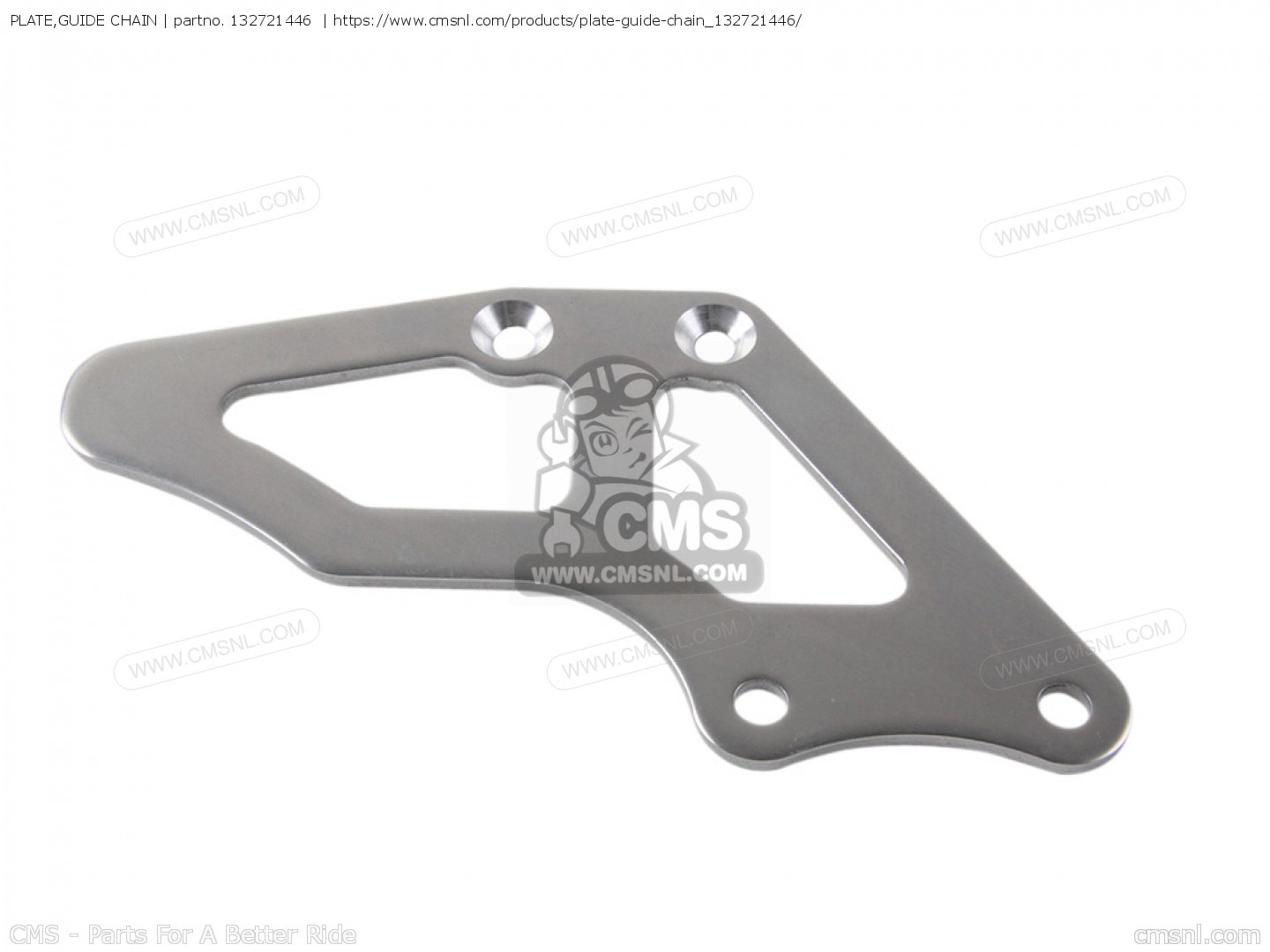 132721446: PLATE,GUIDE CHAIN Kawasaki - buy the 13272-1446 at CMSNL