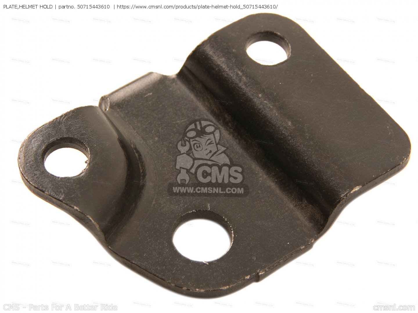 PLATE,HELMET HOLD for Honda - order at CMSNL