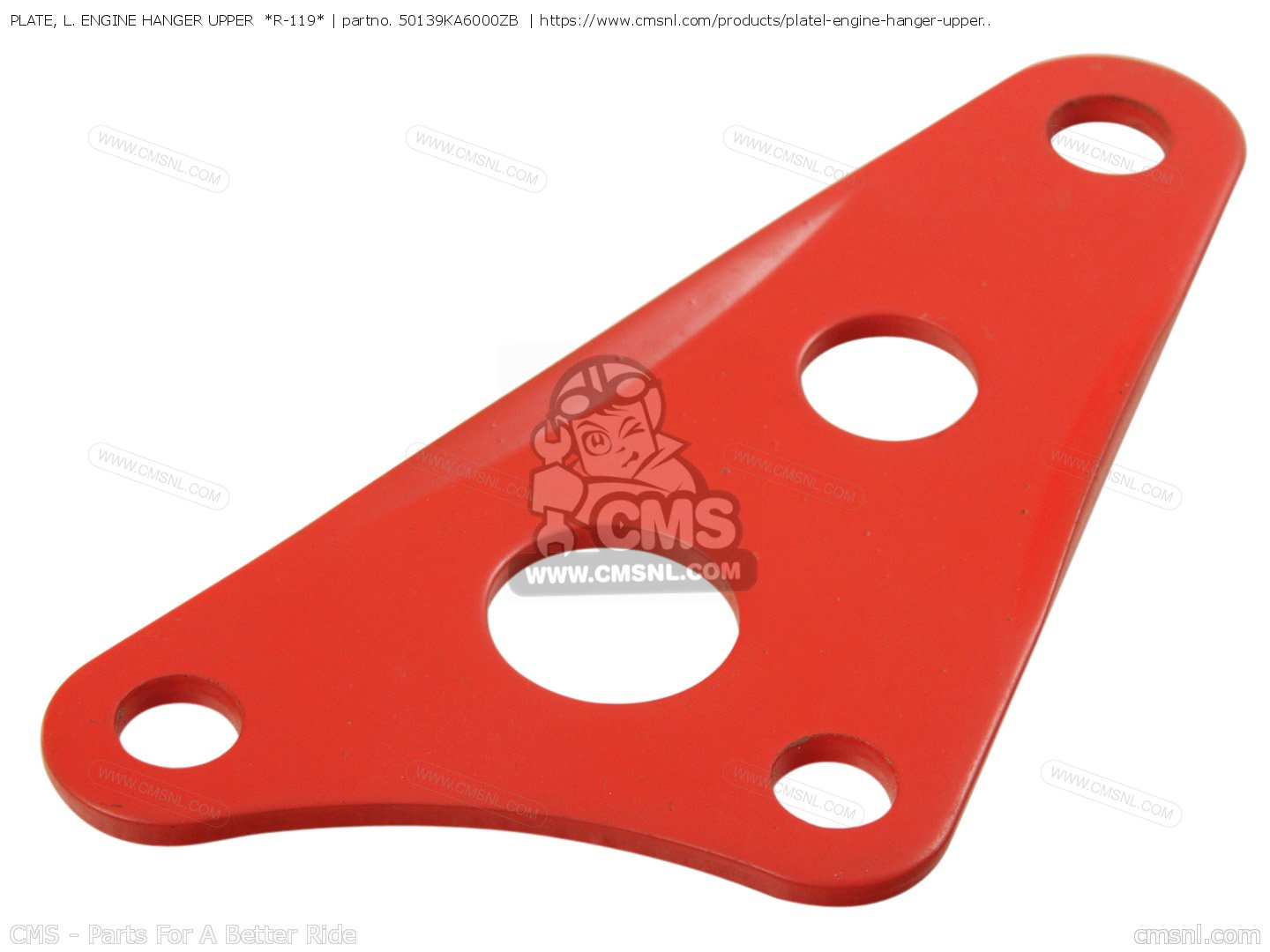 PLATE, L. ENGINE HANGER UPPER *R-119* for XR250R 1981 (B) - order at CMSNL