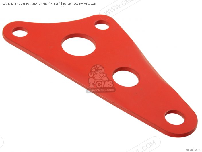 PLATE, L. ENGINE HANGER UPPER *R-119* for XR250R 1981 (B) - order at CMSNL