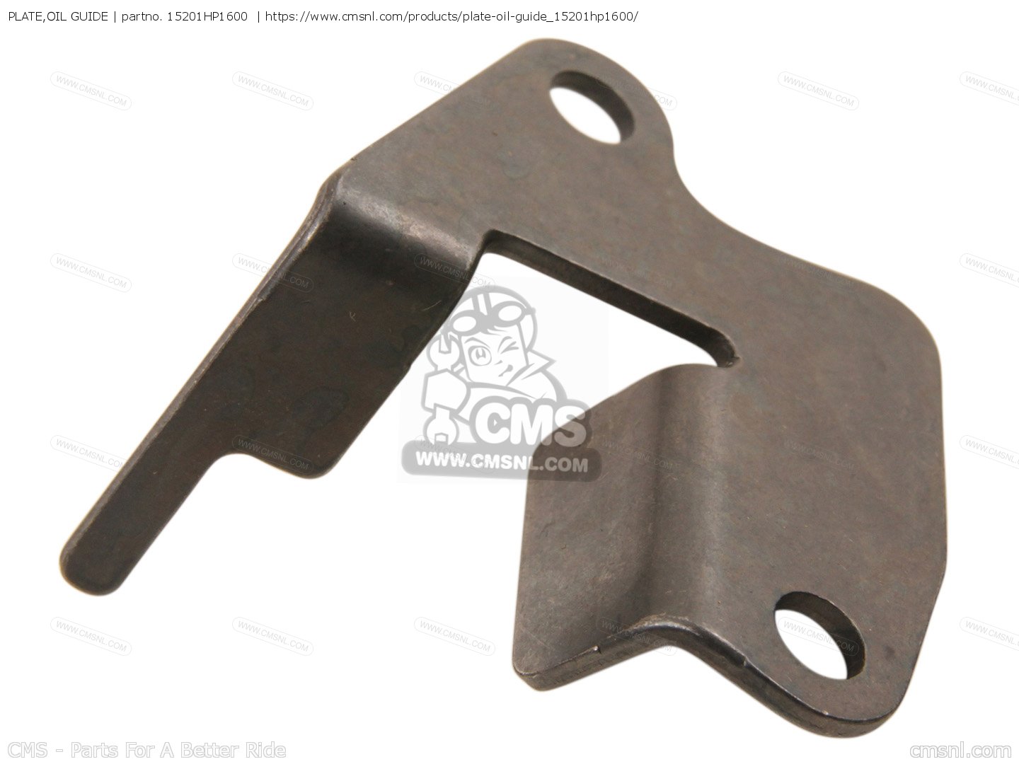 15201HP1600: PLATE,OIL GUIDE Honda - buy the 15201-HP1-600 at CMSNL