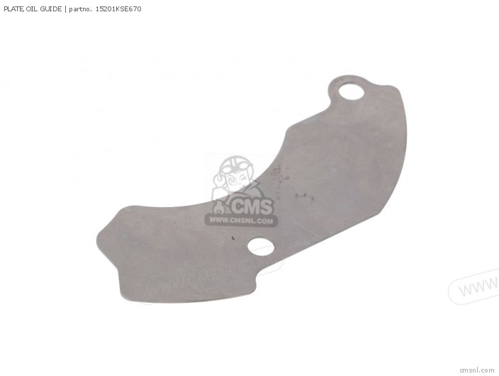 15201KSE670: Plate,oil Guide Honda - buy the 15201-KSE-670 at CMSNL