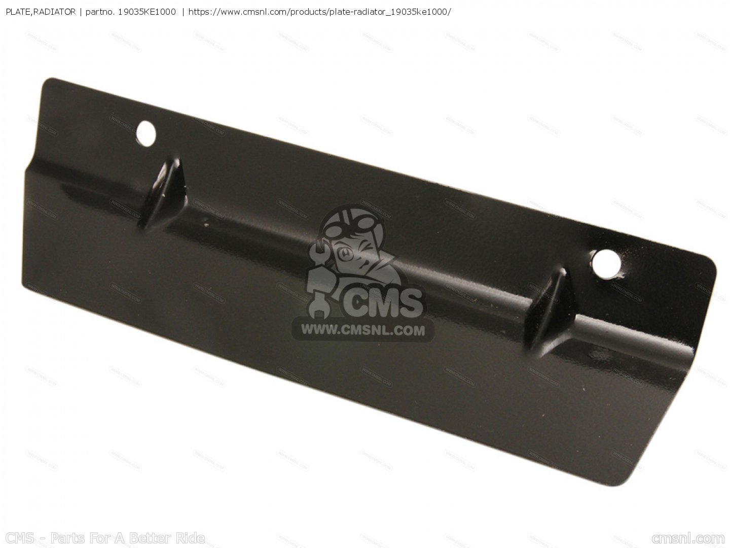 19035KE1000: Plate,radiator Honda - buy the 19035-KE1-000 at CMSNL